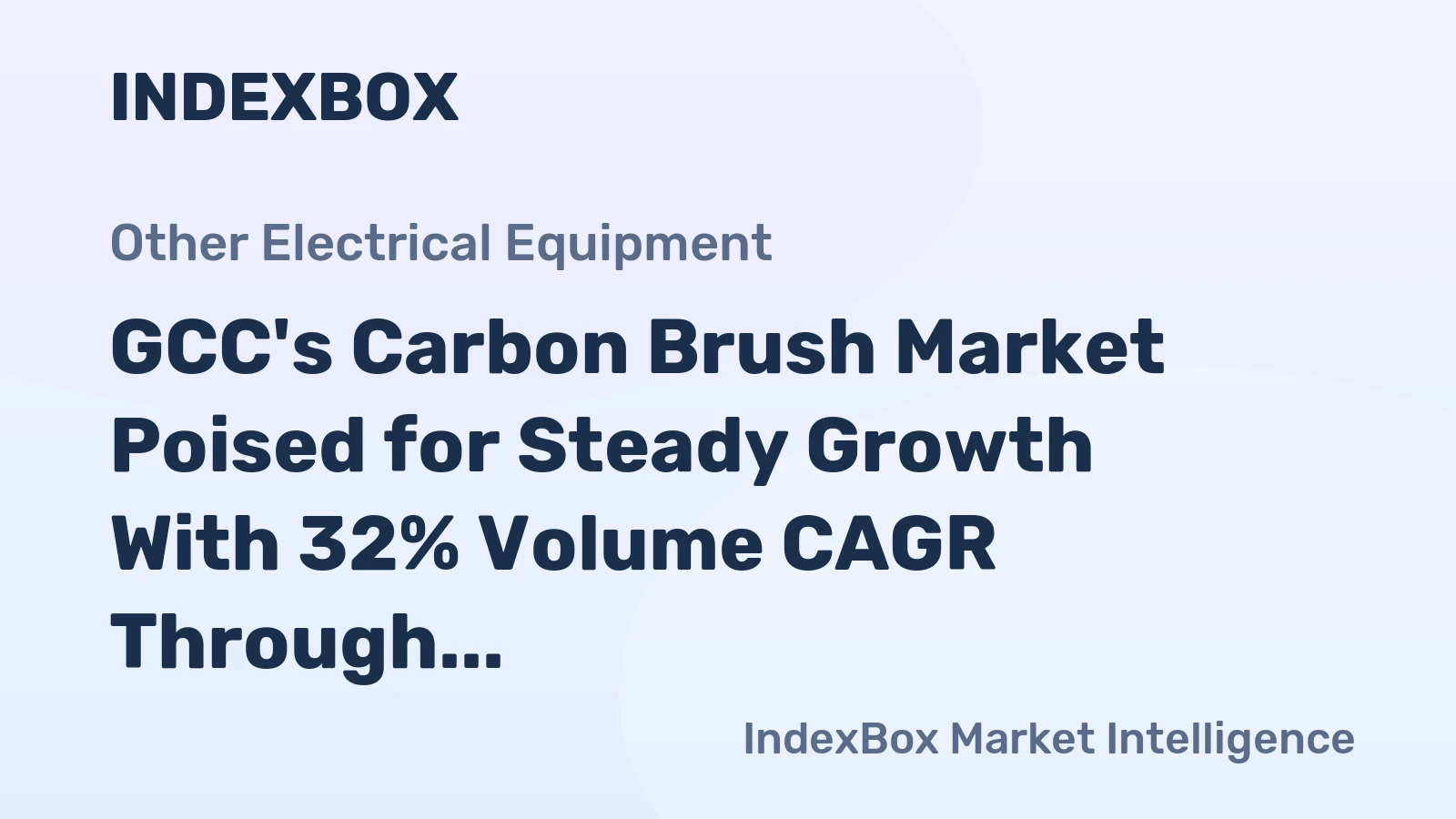 GCC's Carbon Brush Market Poised for Steady Growth With 32% Volume CAGR Through 2035