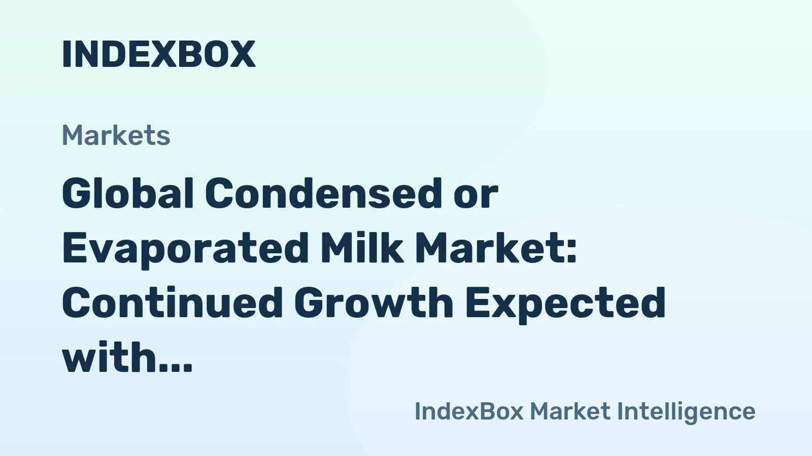 Global Condensed or Evaporated Milk Market: Continued Growth Expected with Market Volume Reaching 3.3M Tons and Market Value of $8.5B by 2035