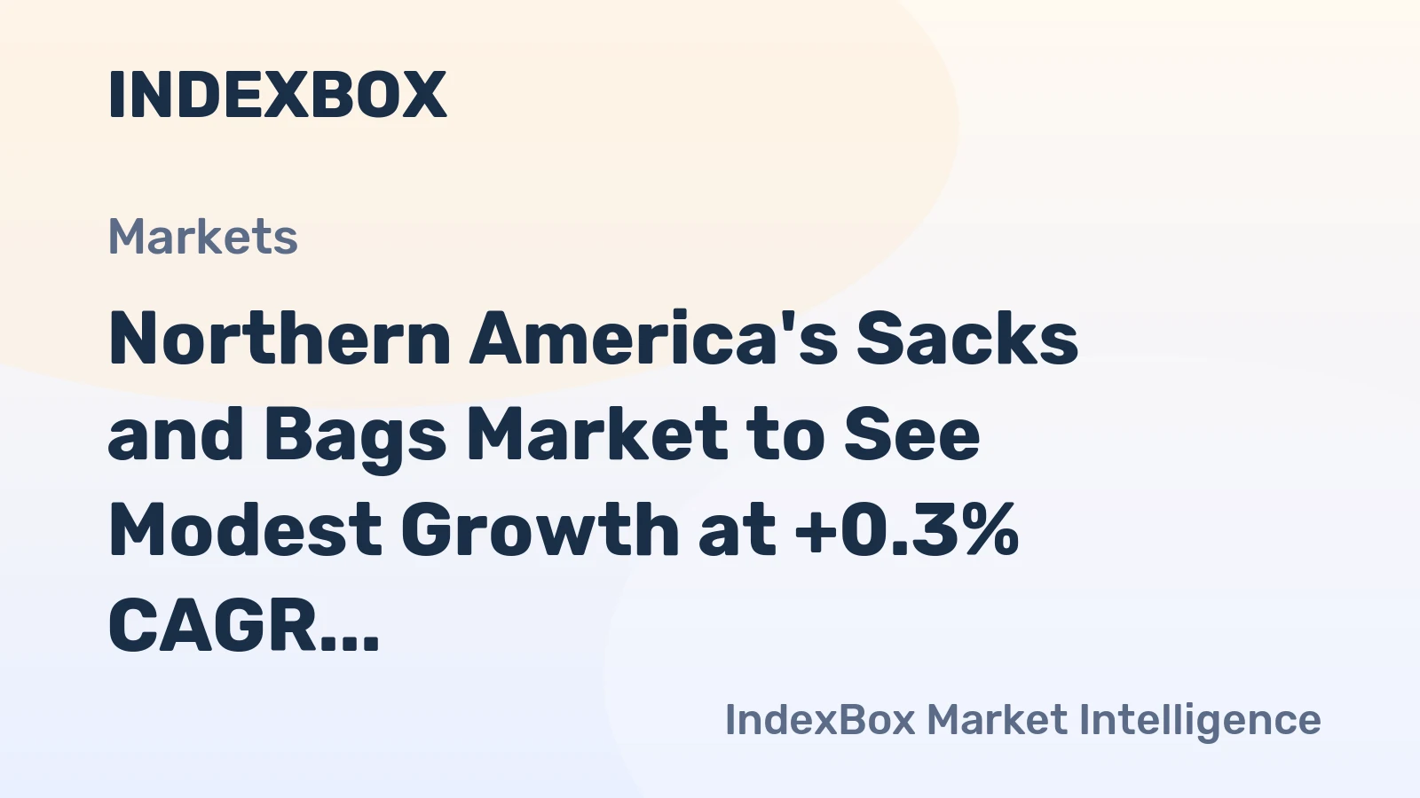 Northern America's Sacks and Bags Market to See Modest Growth at +0.3% CAGR, Reaching 472K tons by 2035