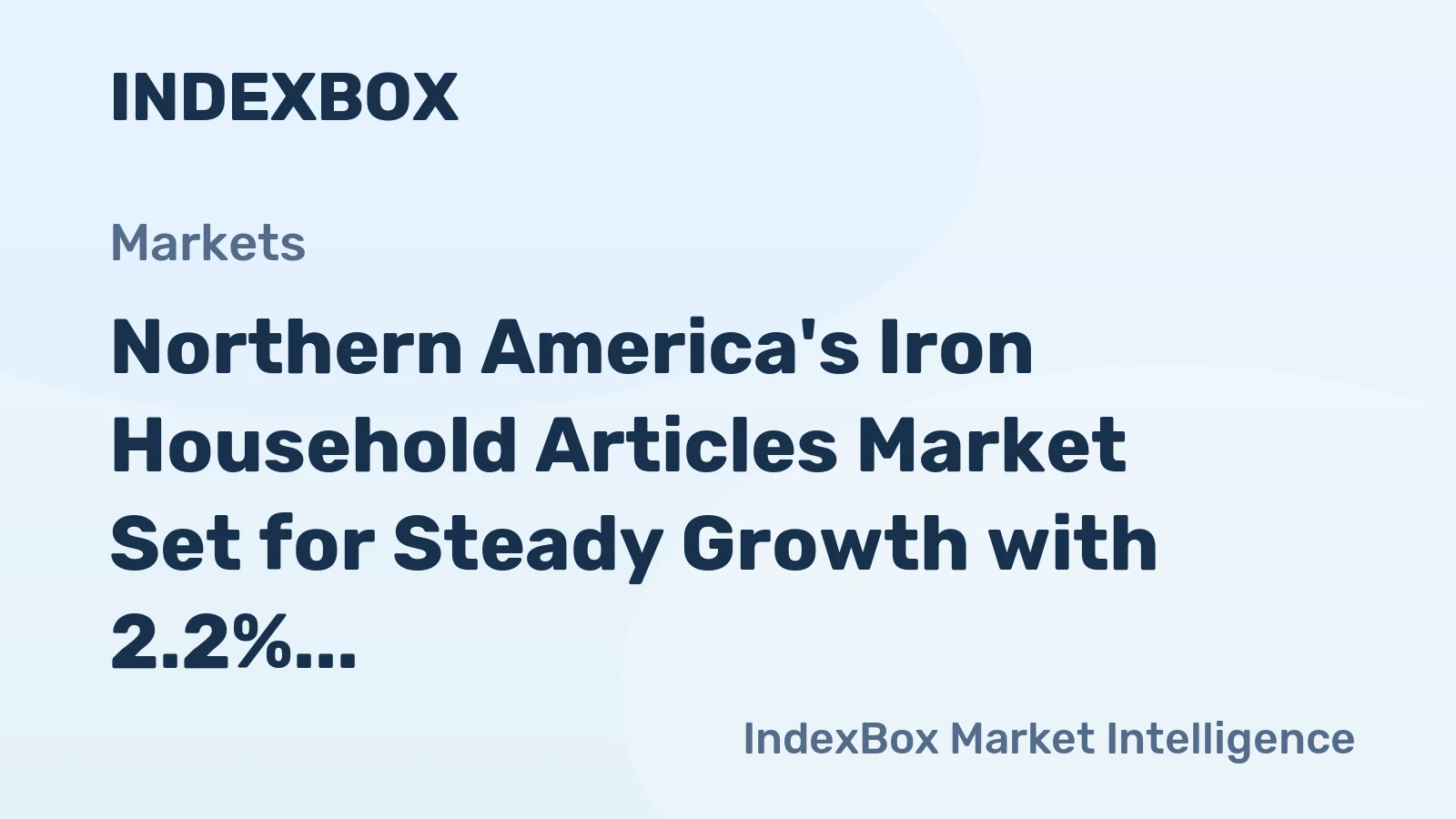 Northern America's Iron Household Articles Market Set for Steady Growth with 2.2% CAGR in Value Through 2035