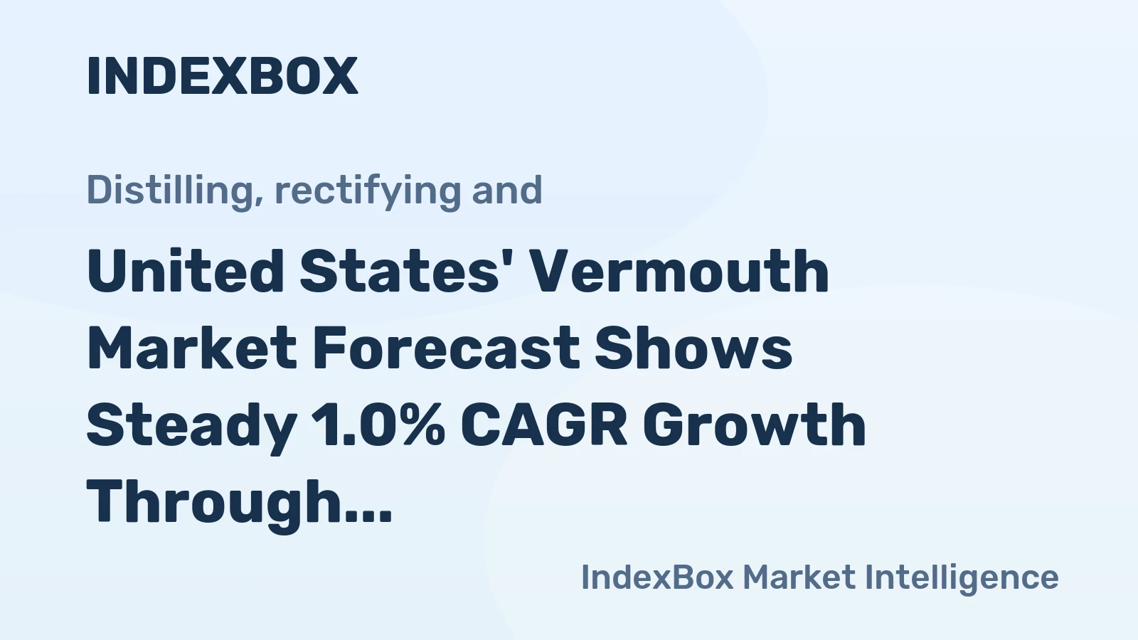 United States' Vermouth Market Forecast Shows Steady 1.0% CAGR Growth Through 2035