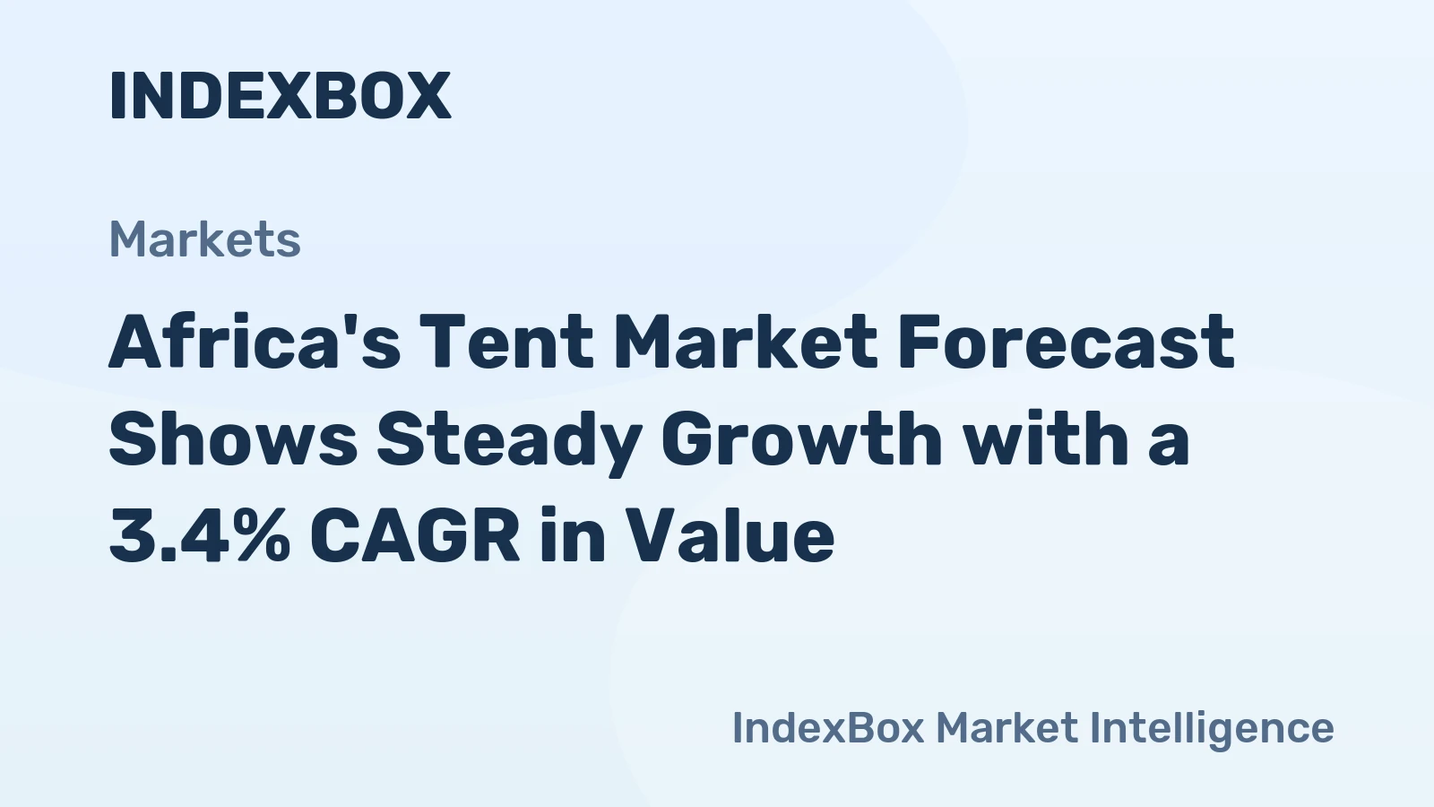 Africa's Tent Market Forecast Shows Steady Growth with a 3.4% CAGR in Value