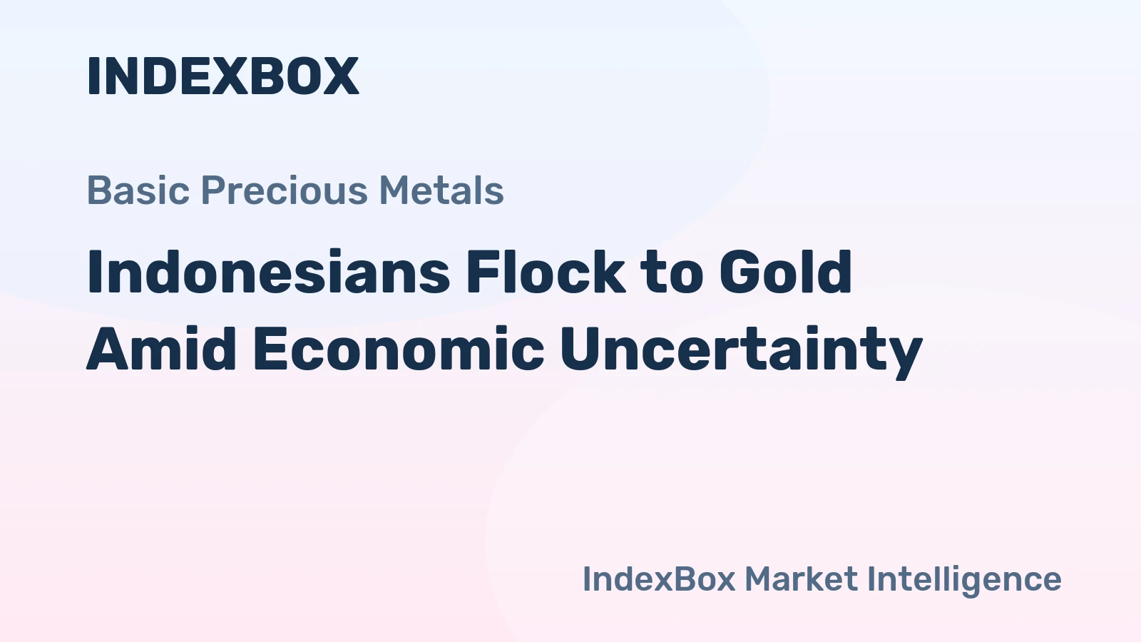 Indonesians Flock to Gold Amid Economic Uncertainty