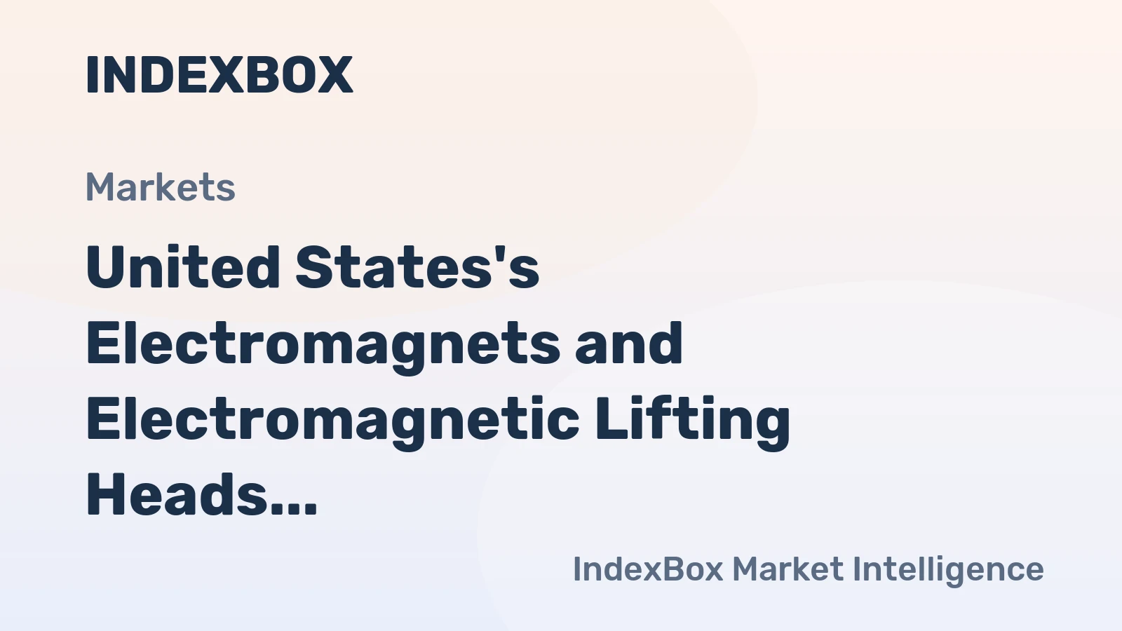United States's Electromagnets and Electromagnetic Lifting Heads Market to Grow at a CAGR of +1.3% by 2035