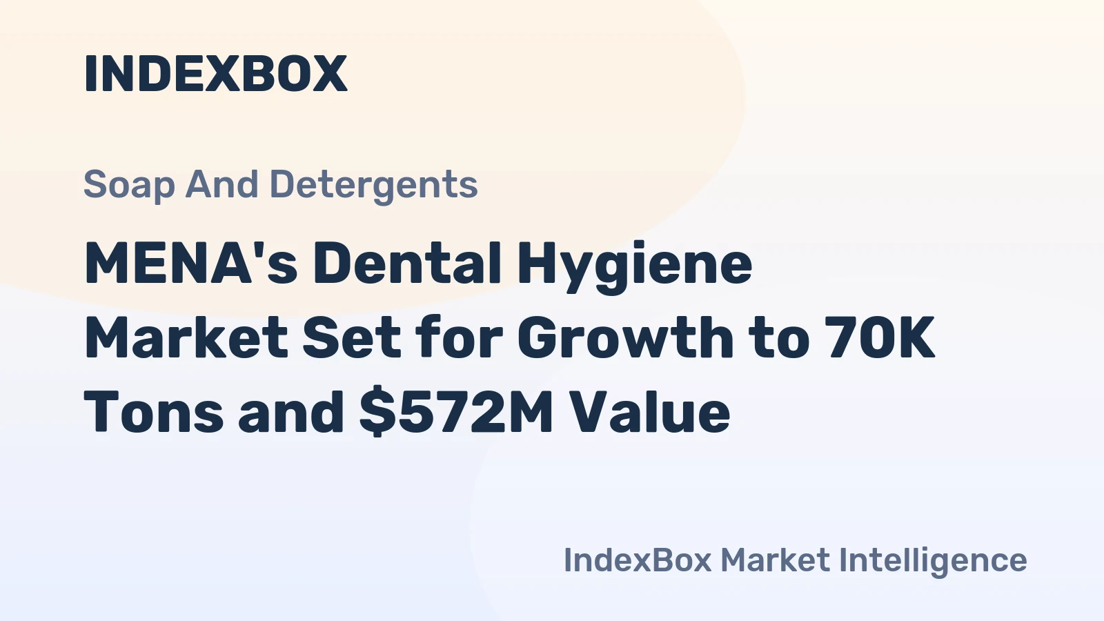 MENA's Dental Hygiene Market Set for Growth to 70K Tons and $572M Value
