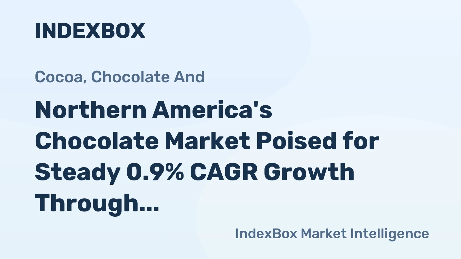 Northern America's Chocolate Market Poised for Steady 0.9% CAGR Growth Through 2035