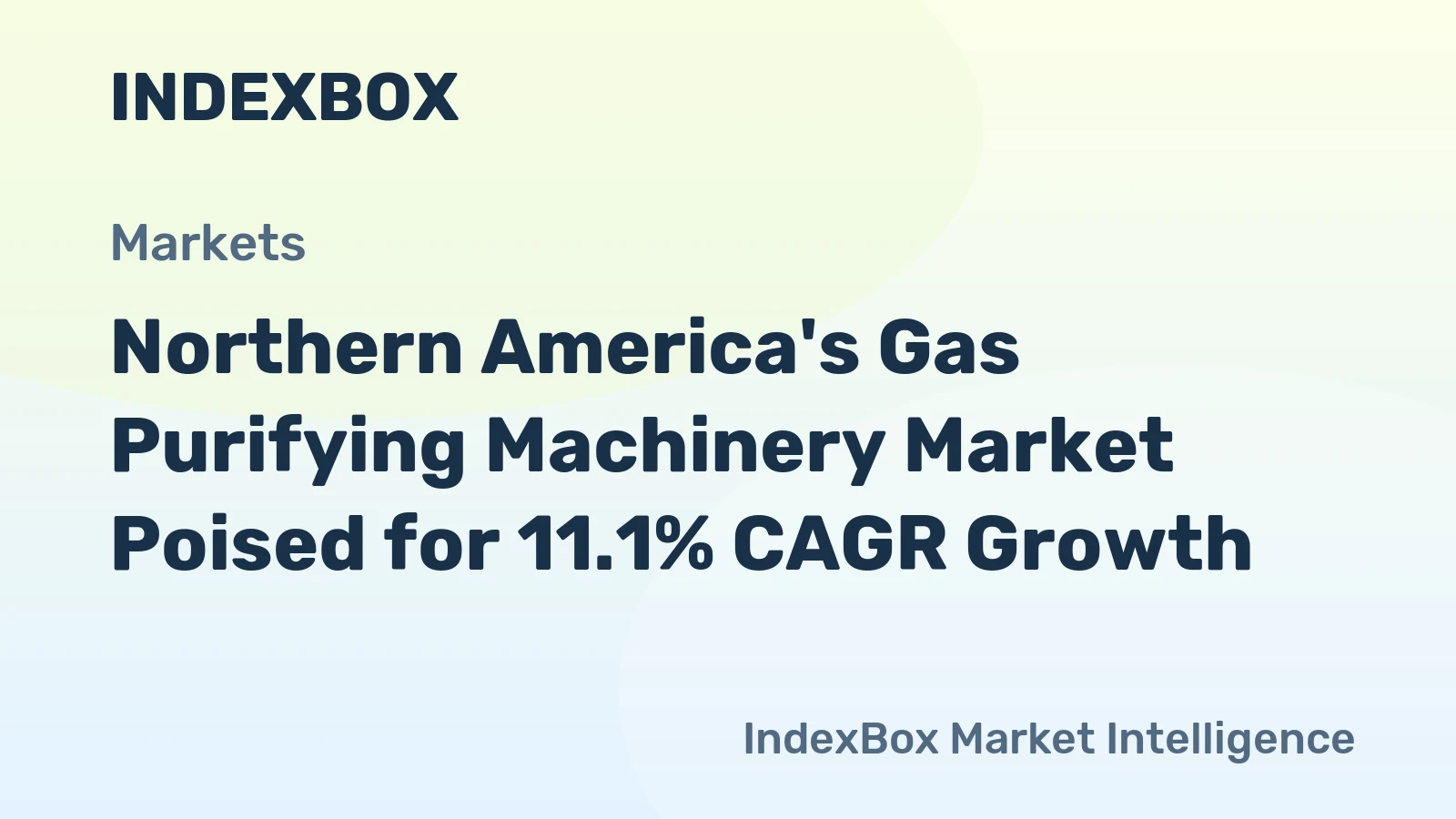 Northern America's Gas Purifying Machinery Market Poised for 11.1% CAGR Growth