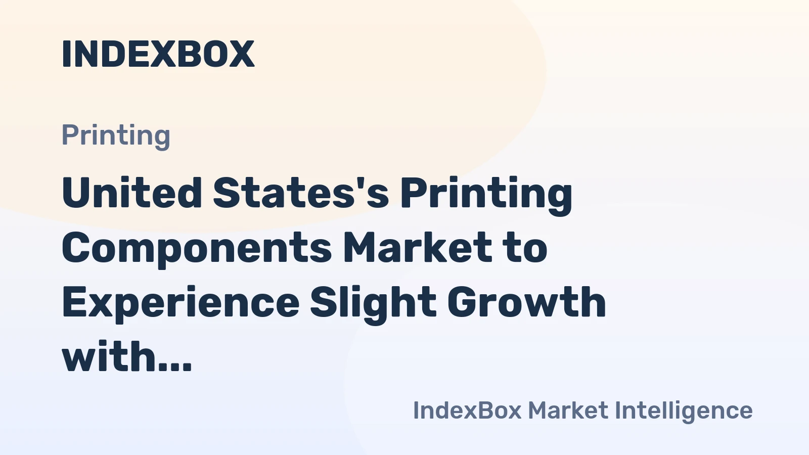 United States's Printing Components Market to Experience Slight Growth with +0.1% CAGR Over the Next Decade