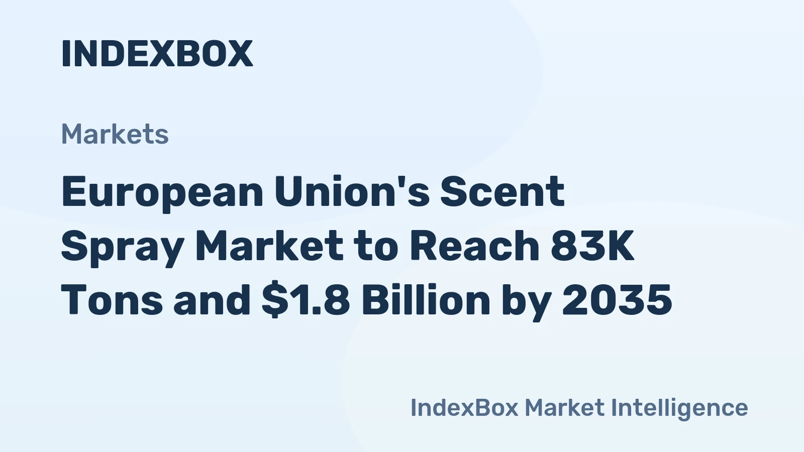 European Union's Scent Spray Market to Reach 83K Tons and $1.8 Billion by 2035