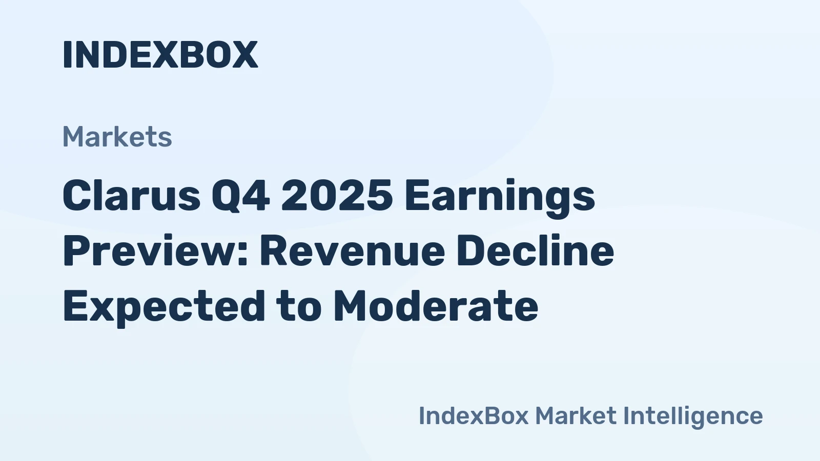 Clarus Q4 2025 Earnings Preview: Revenue Decline Expected to Moderate
