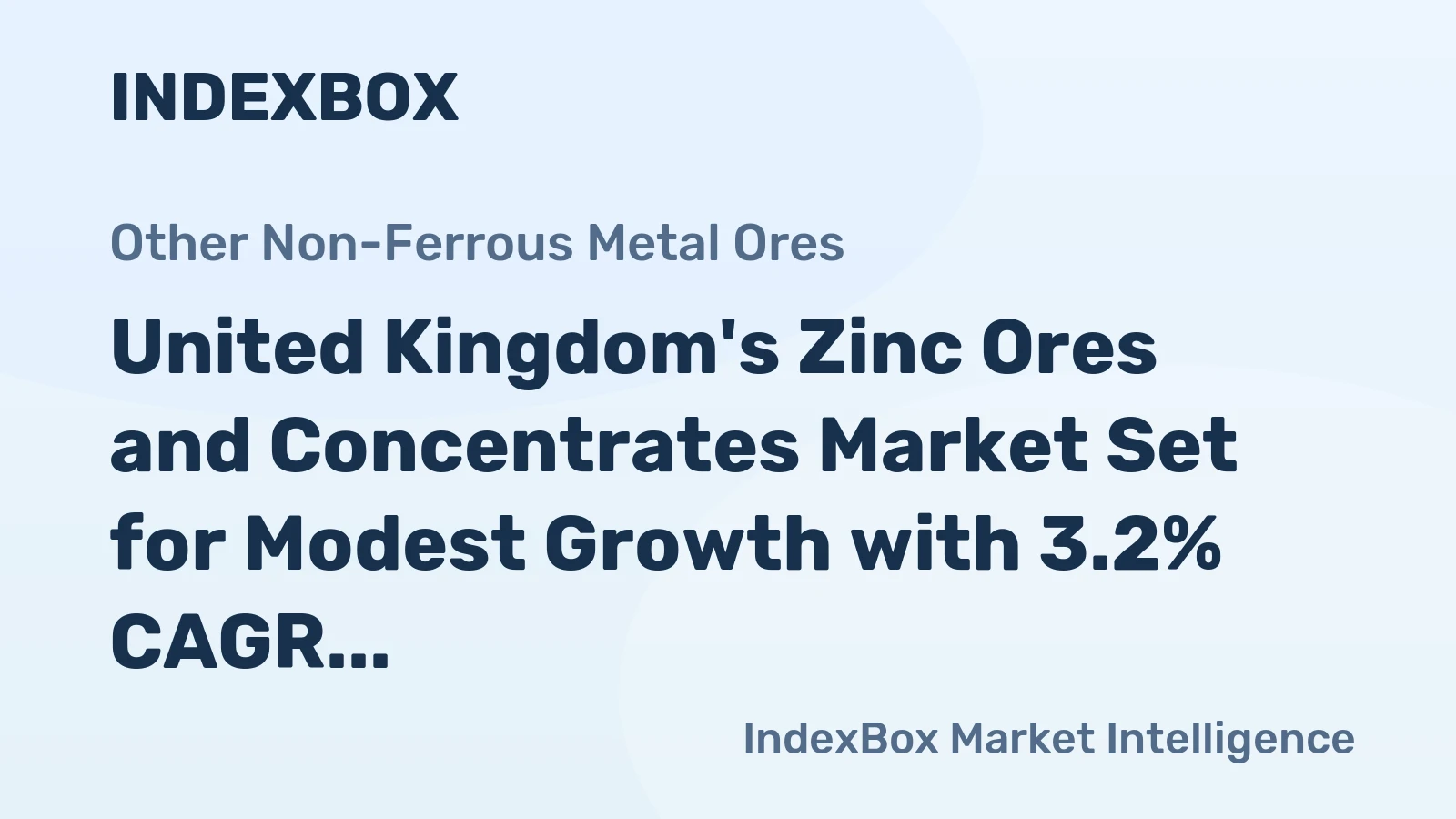 United Kingdom's Zinc Ores and Concentrates Market Set for Modest Growth with 3.2% CAGR Through 2035