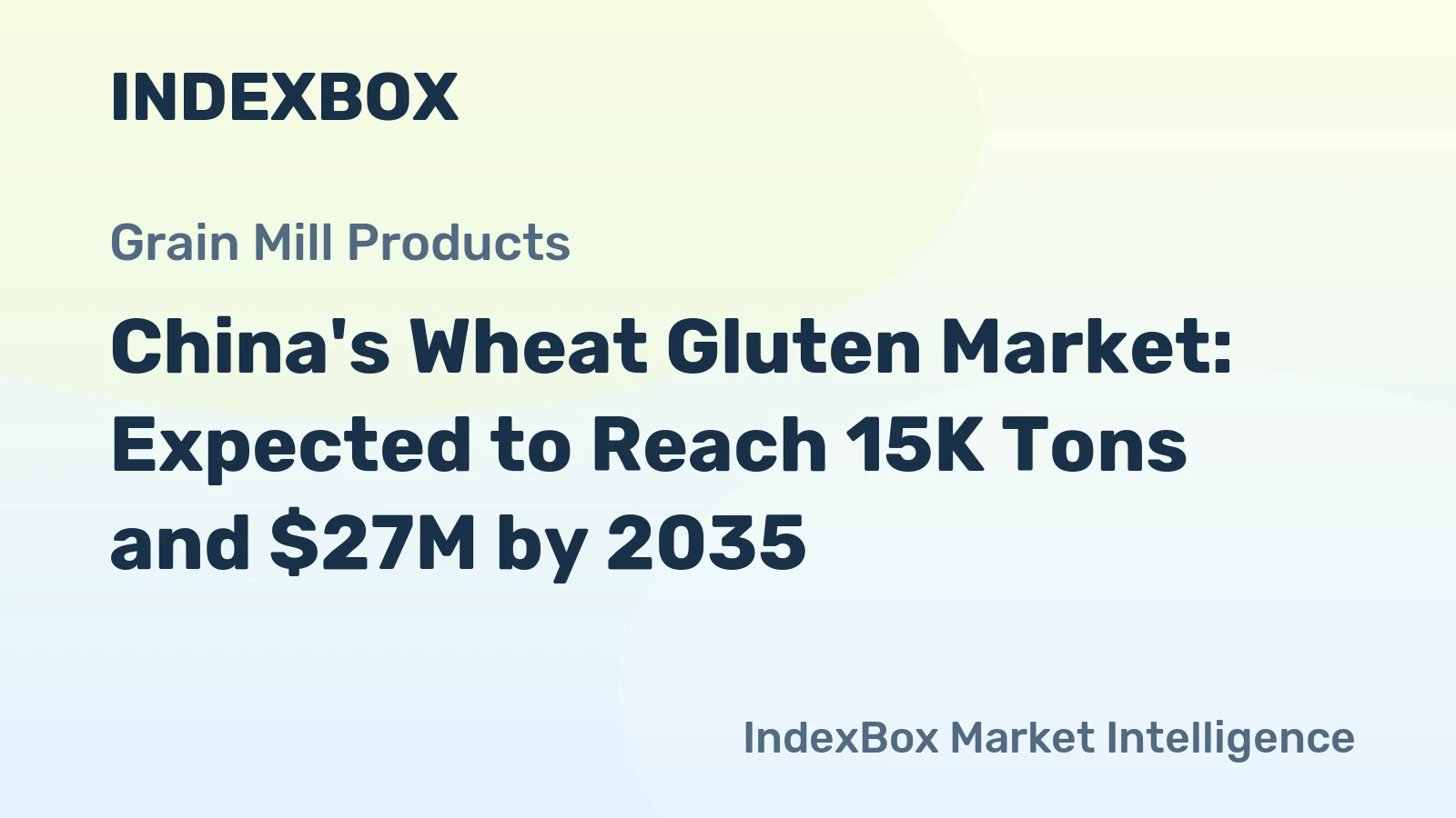 China's Wheat Gluten Market: Expected to Reach 15K Tons and $27M by 2035