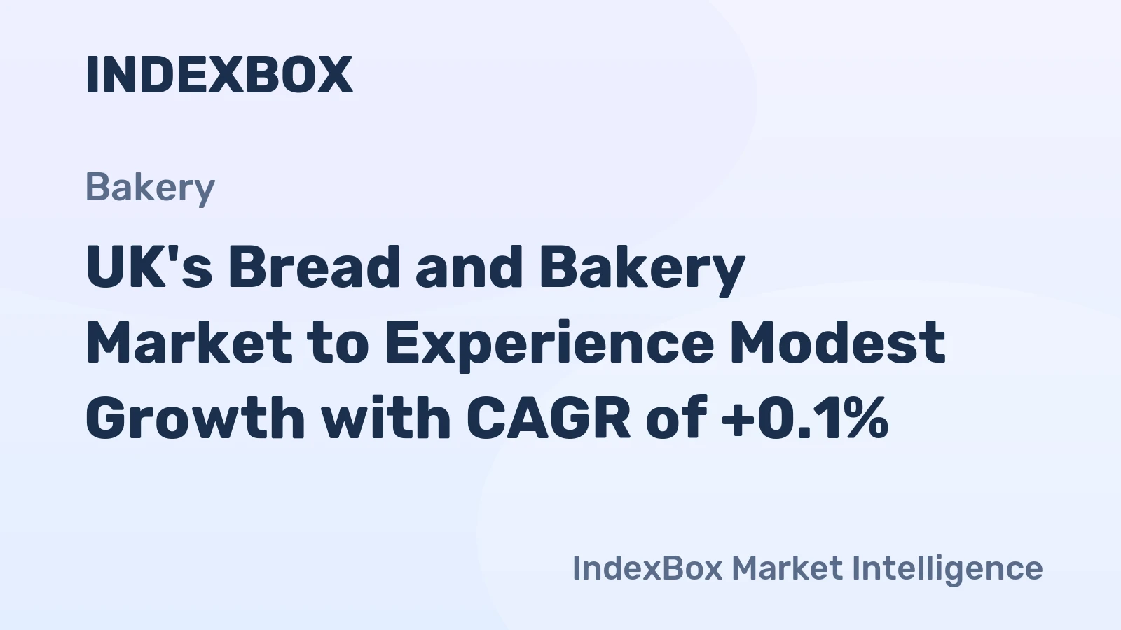 UK's Bread and Bakery Market to Experience Modest Growth with CAGR of +0.1%