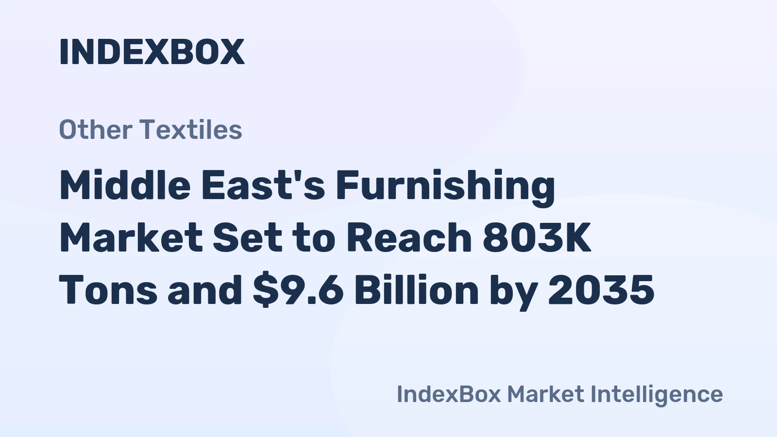 Middle East's Furnishing Market Set to Reach 803K Tons and $9.6 Billion by 2035