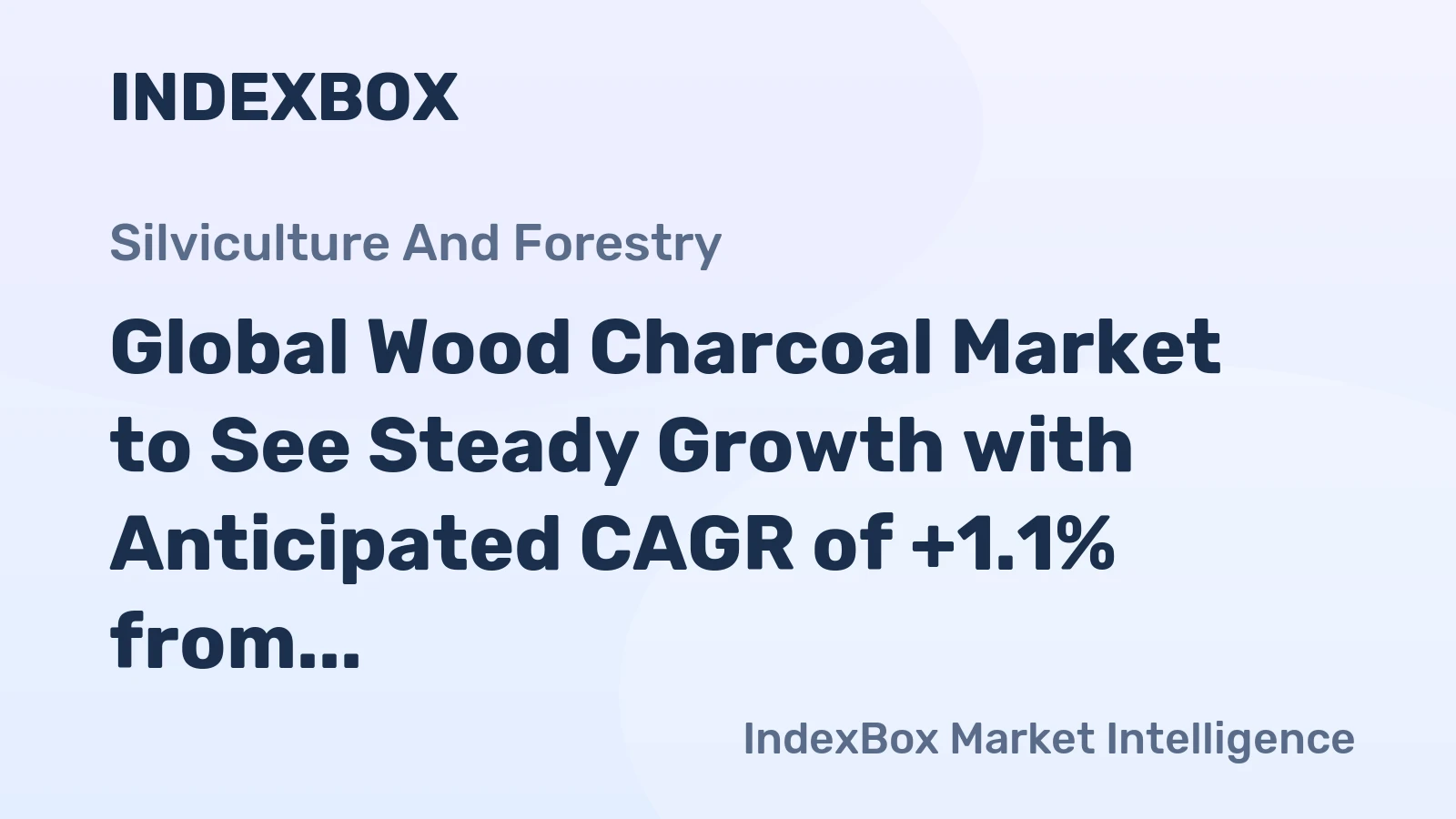 Global Wood Charcoal Market to See Steady Growth with Anticipated CAGR of +1.1% from 2024-2035
