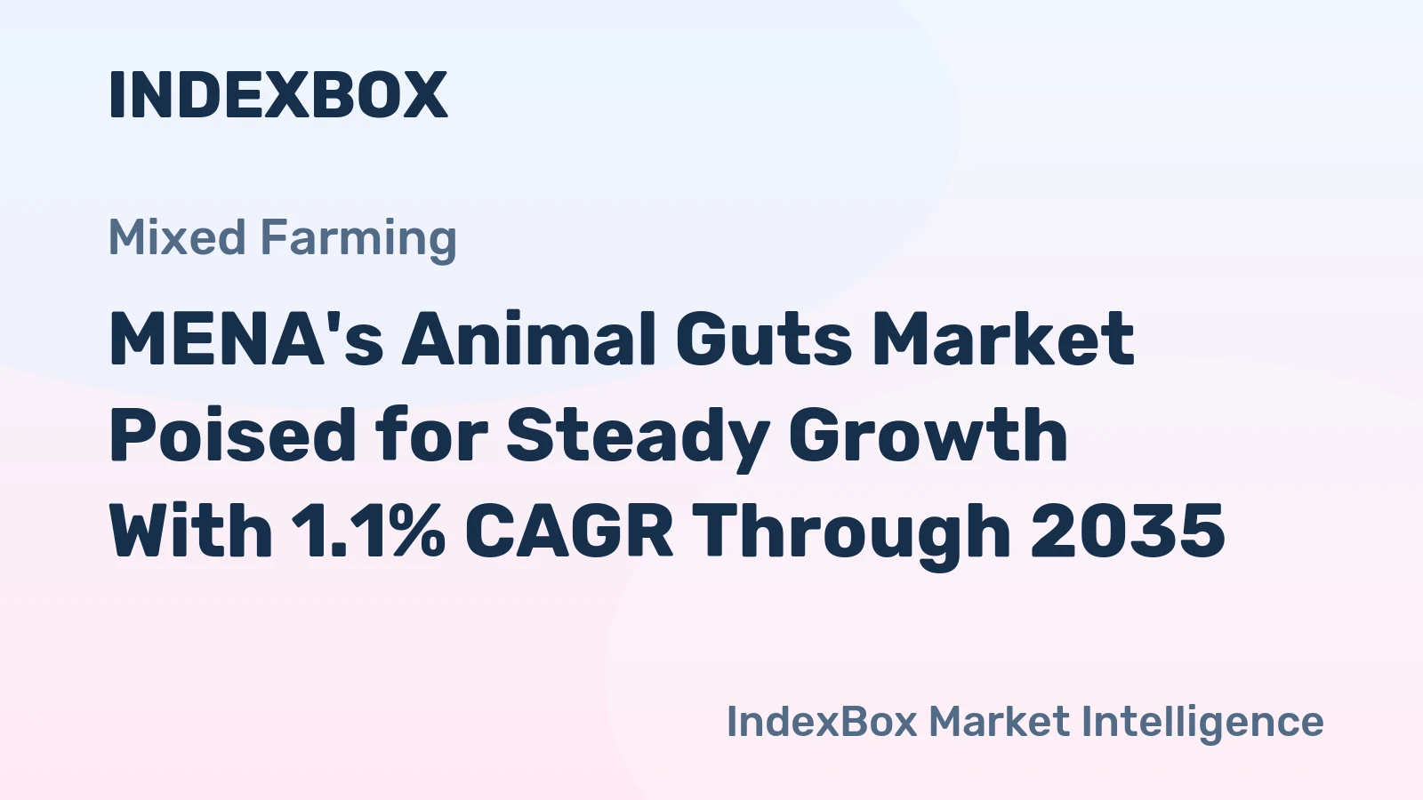 MENA's Animal Guts Market Poised for Steady Growth With 1.1% CAGR Through 2035
