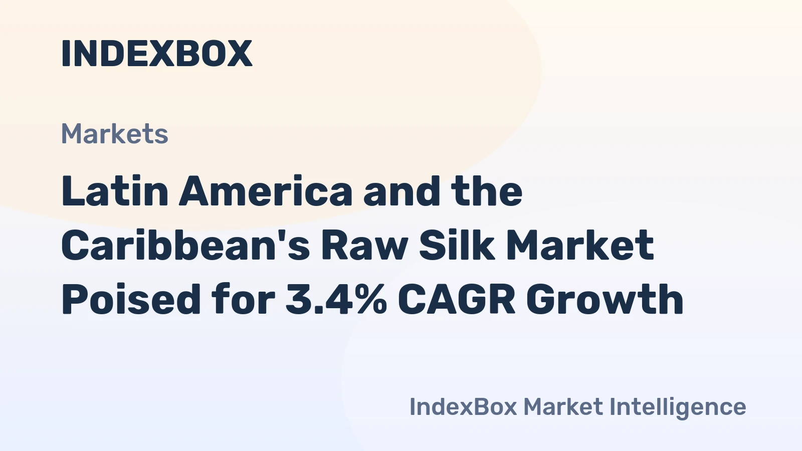 Latin America and the Caribbean's Raw Silk Market Poised for 3.4% CAGR Growth
