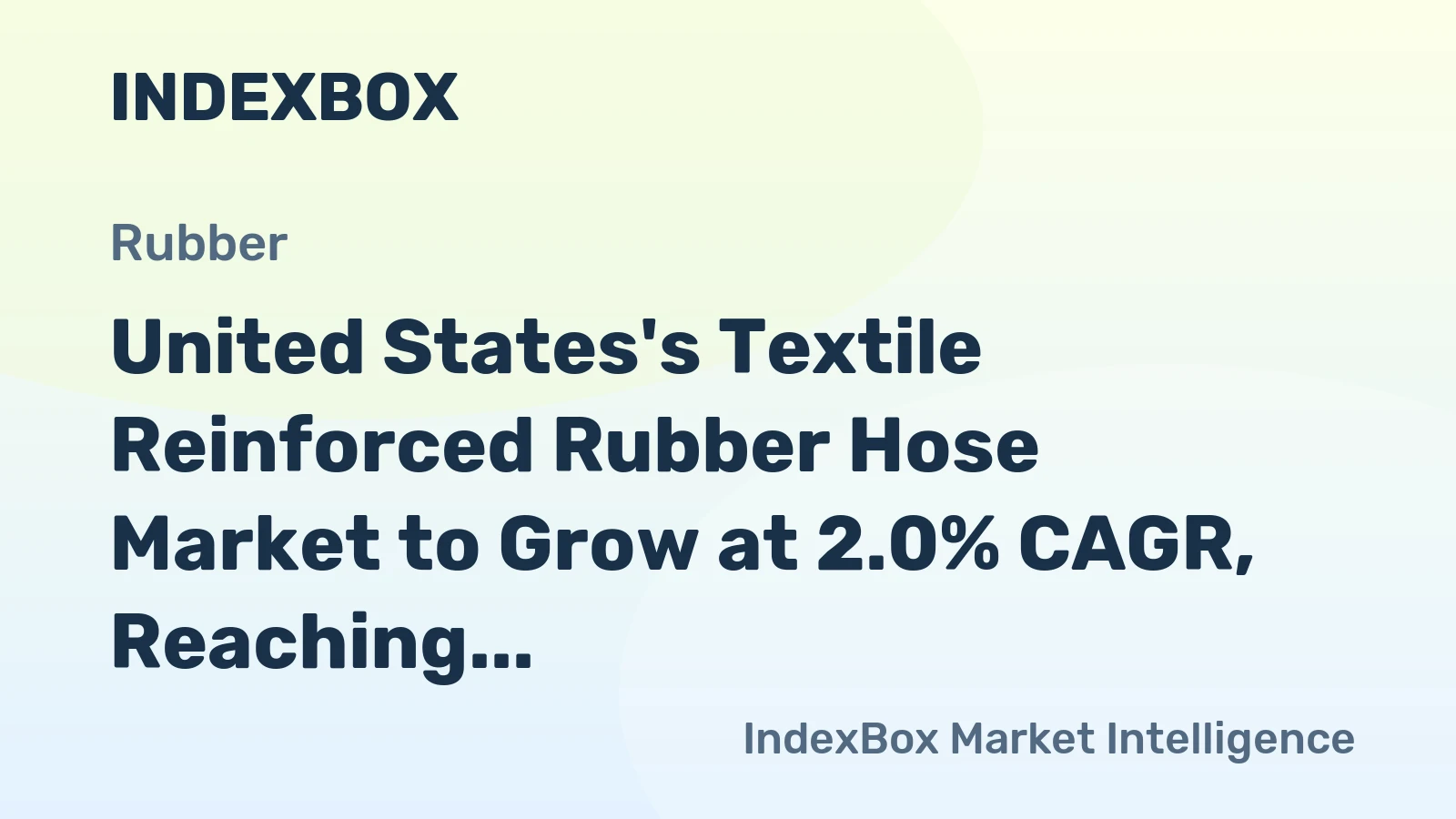 United States's Textile Reinforced Rubber Hose Market to Grow at 2.0% CAGR, Reaching 109K Tons by 2035