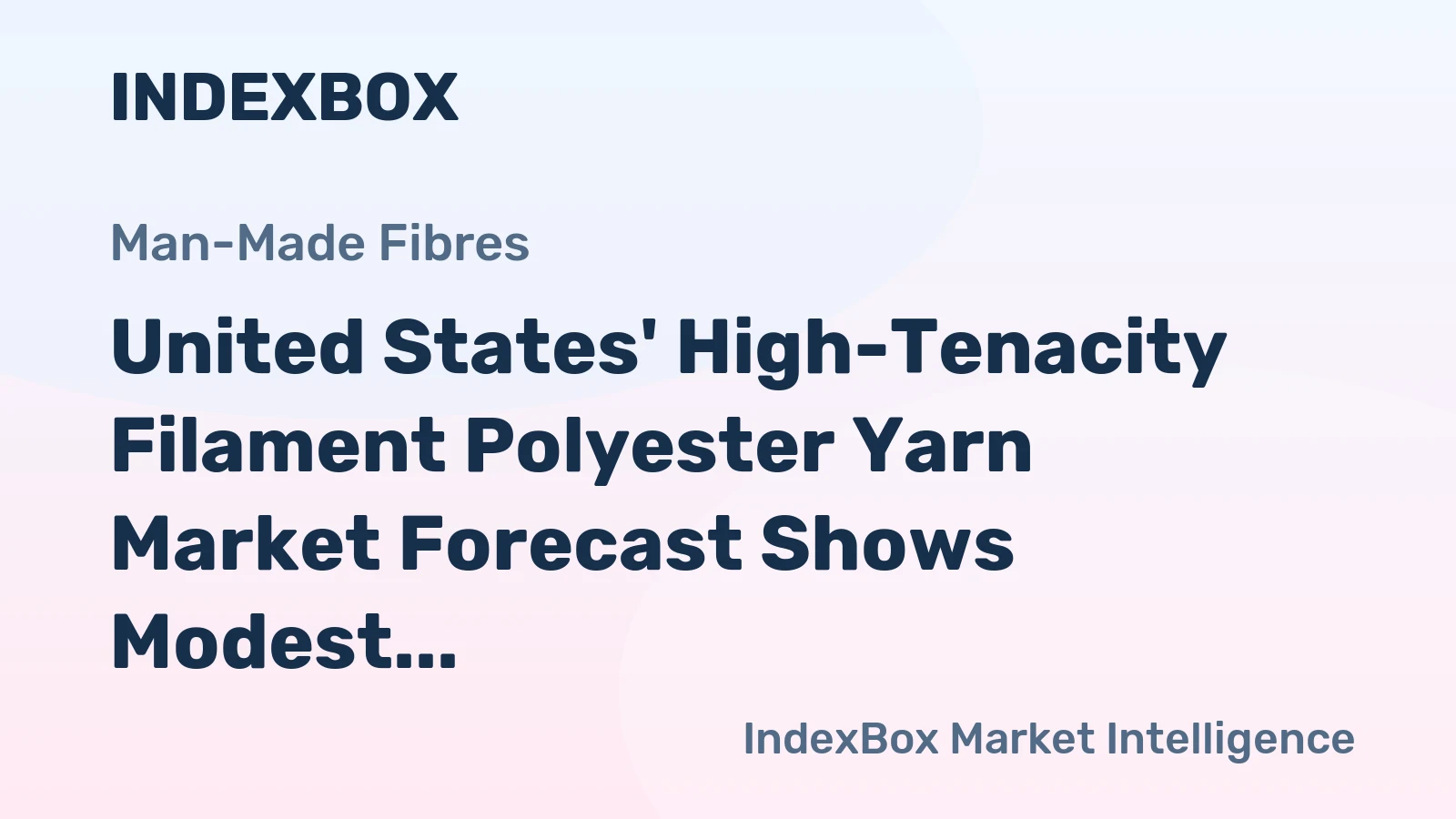 United States' High-Tenacity Filament Polyester Yarn Market Forecast Shows Modest Growth with +0.7% CAGR in Value