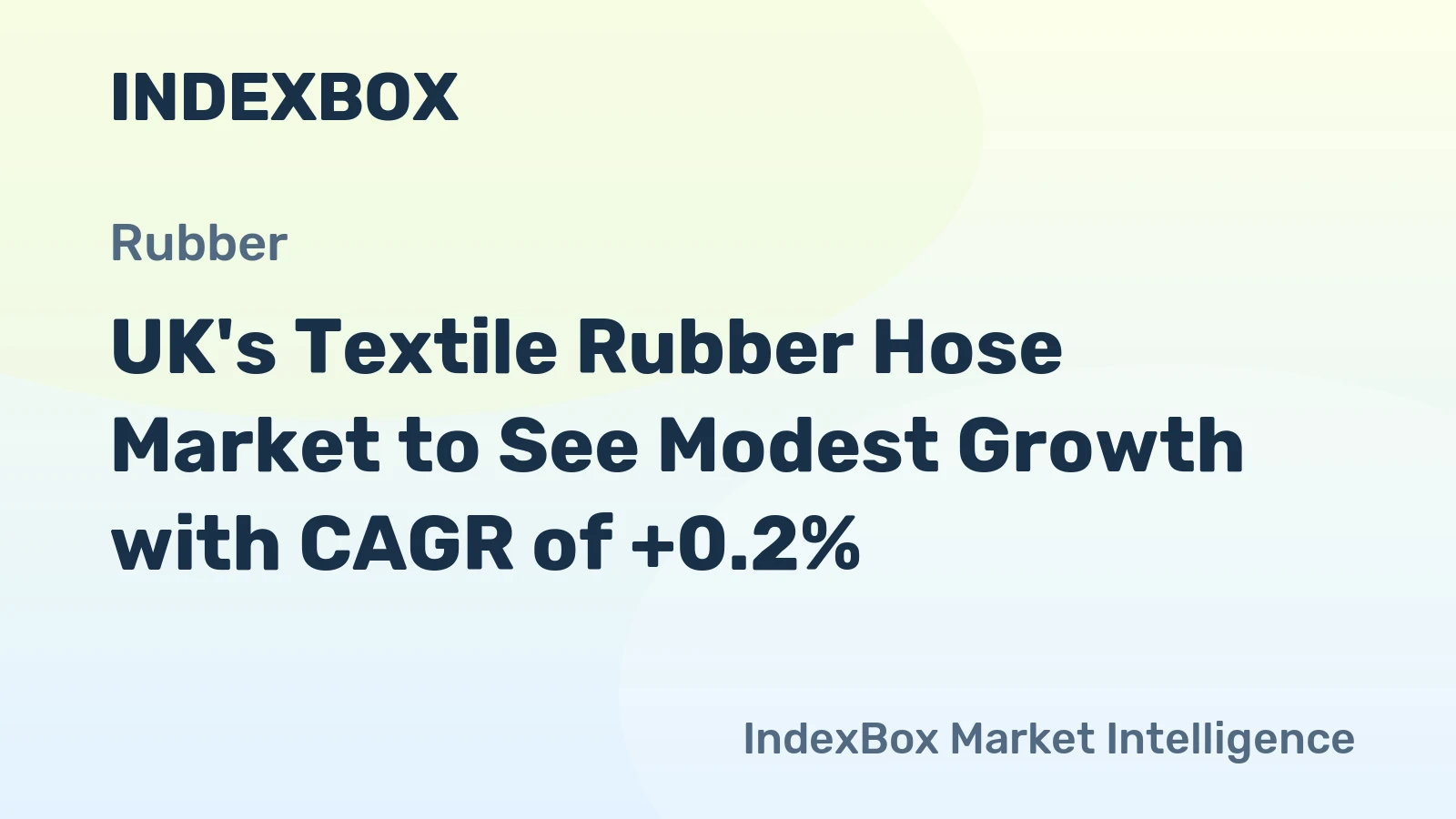 UK's Textile Rubber Hose Market to See Modest Growth with CAGR of +0.2%