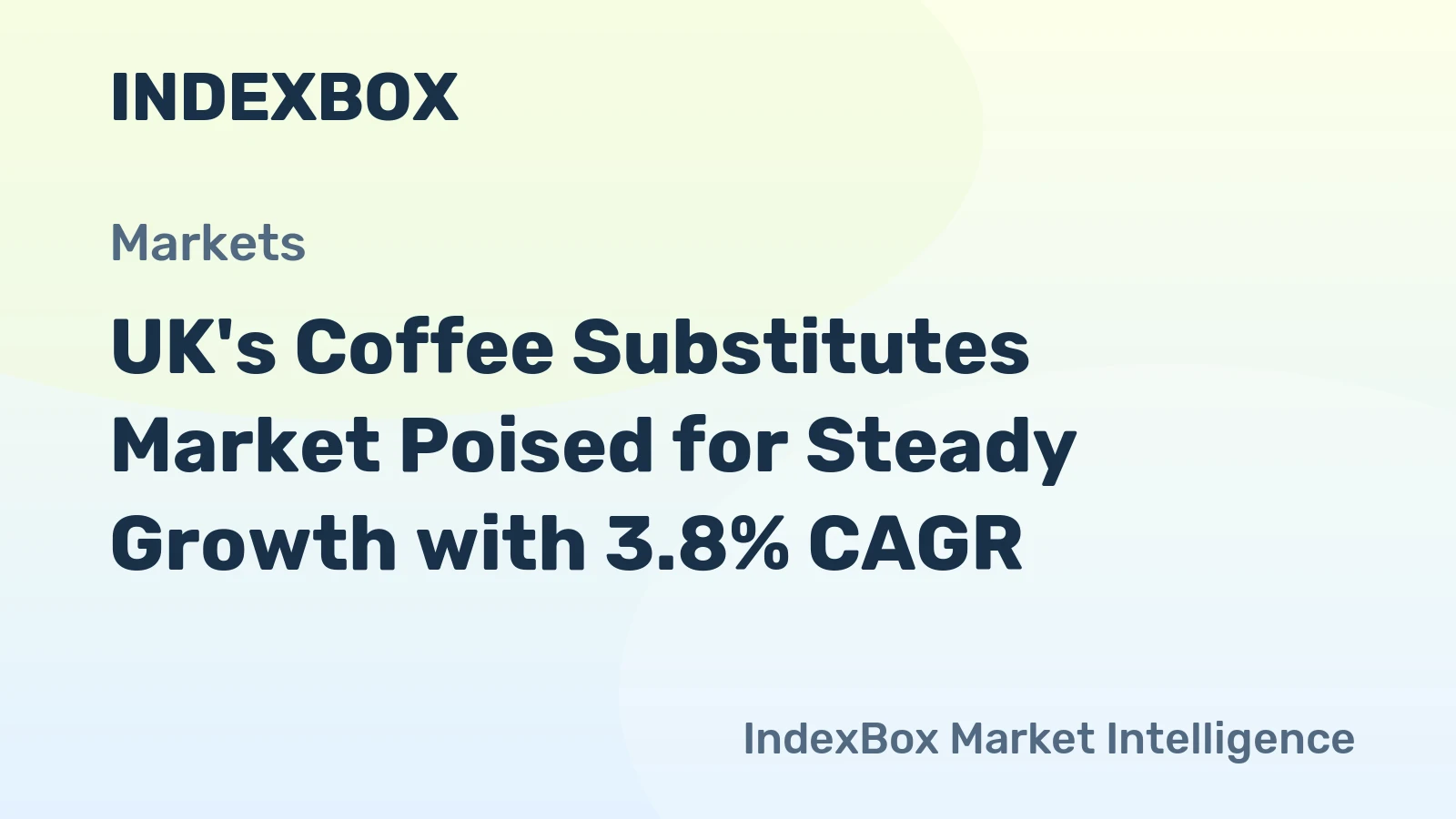 UK's Coffee Substitutes Market Poised for Steady Growth with 3.8% CAGR