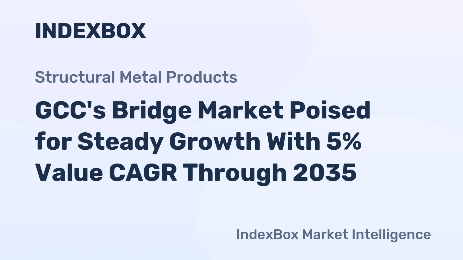 GCC's Bridge Market Poised for Steady Growth With 5% Value CAGR Through 2035