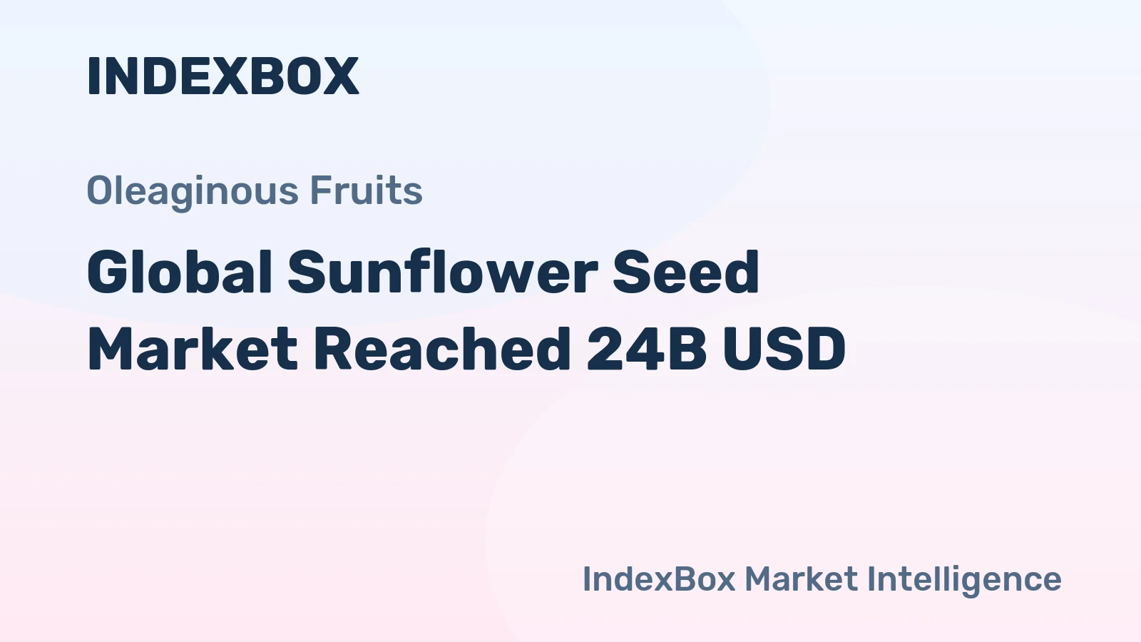 Global Sunflower Seed Market Reached 24B USD