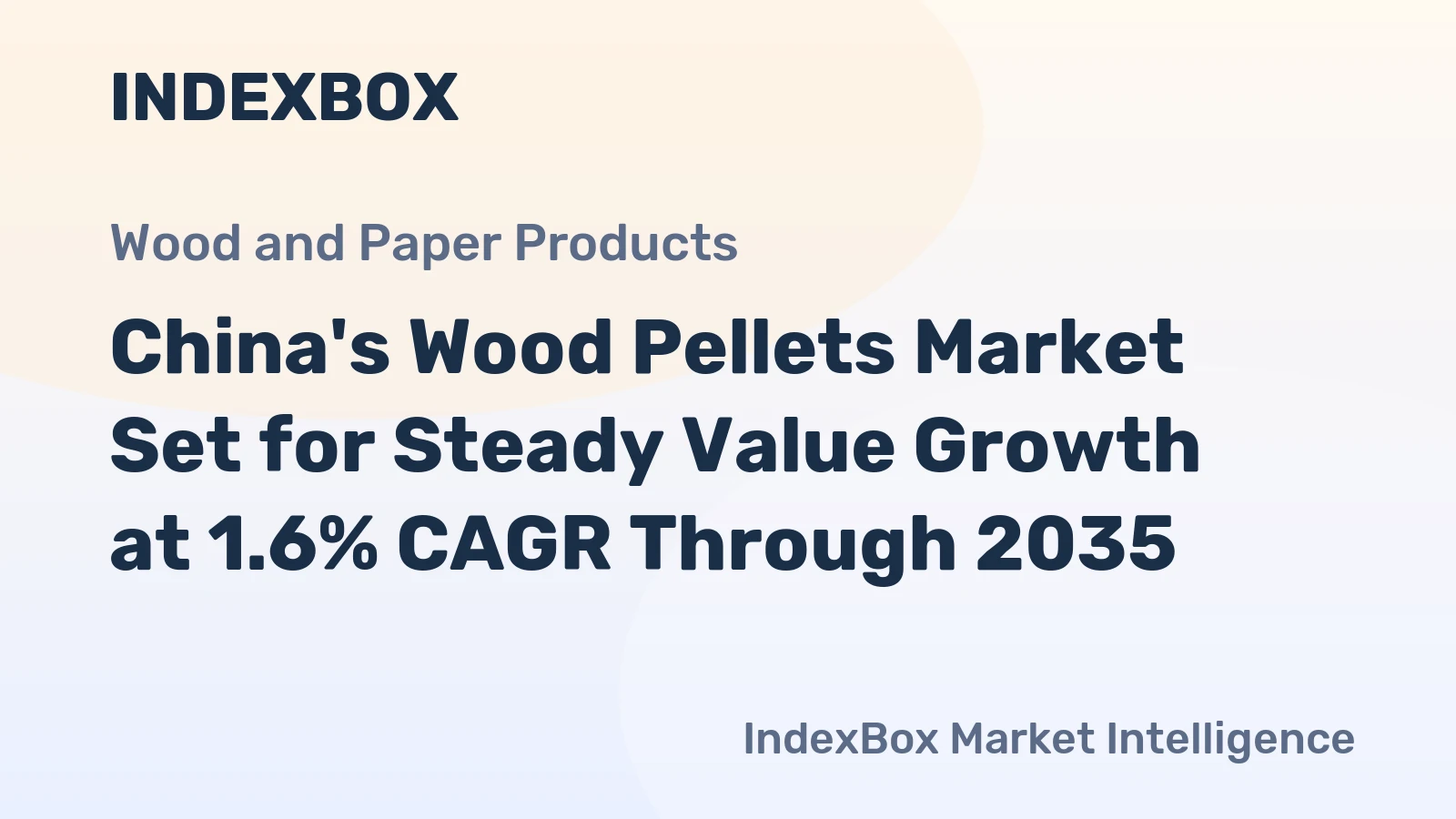 China's Wood Pellets Market Set for Steady Value Growth at 1.6% CAGR Through 2035