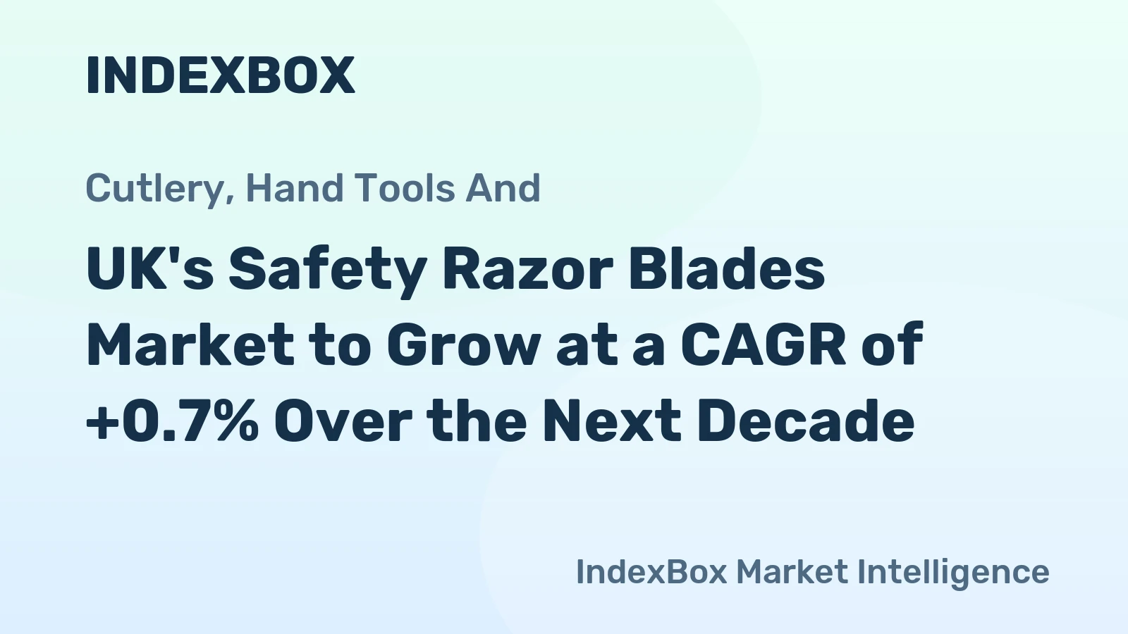 UK's Safety Razor Blades Market to Grow at a CAGR of +0.7% Over the Next Decade