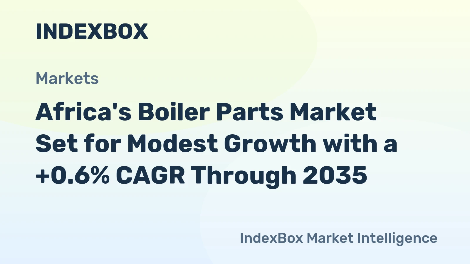 Africa's Boiler Parts Market Set for Modest Growth with a +0.6% CAGR Through 2035