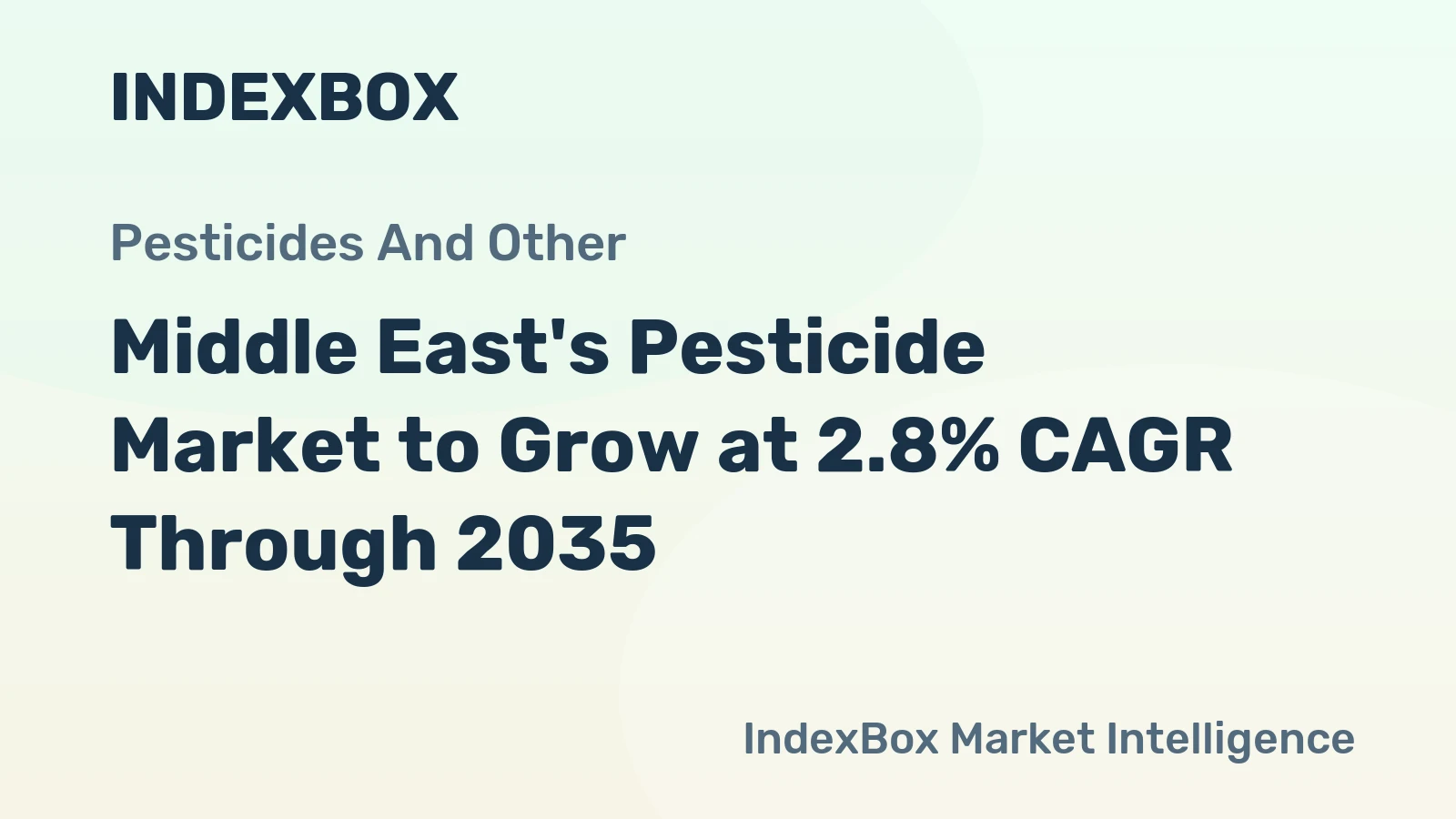 Middle East's Pesticide Market to Grow at 2.8% CAGR Through 2035