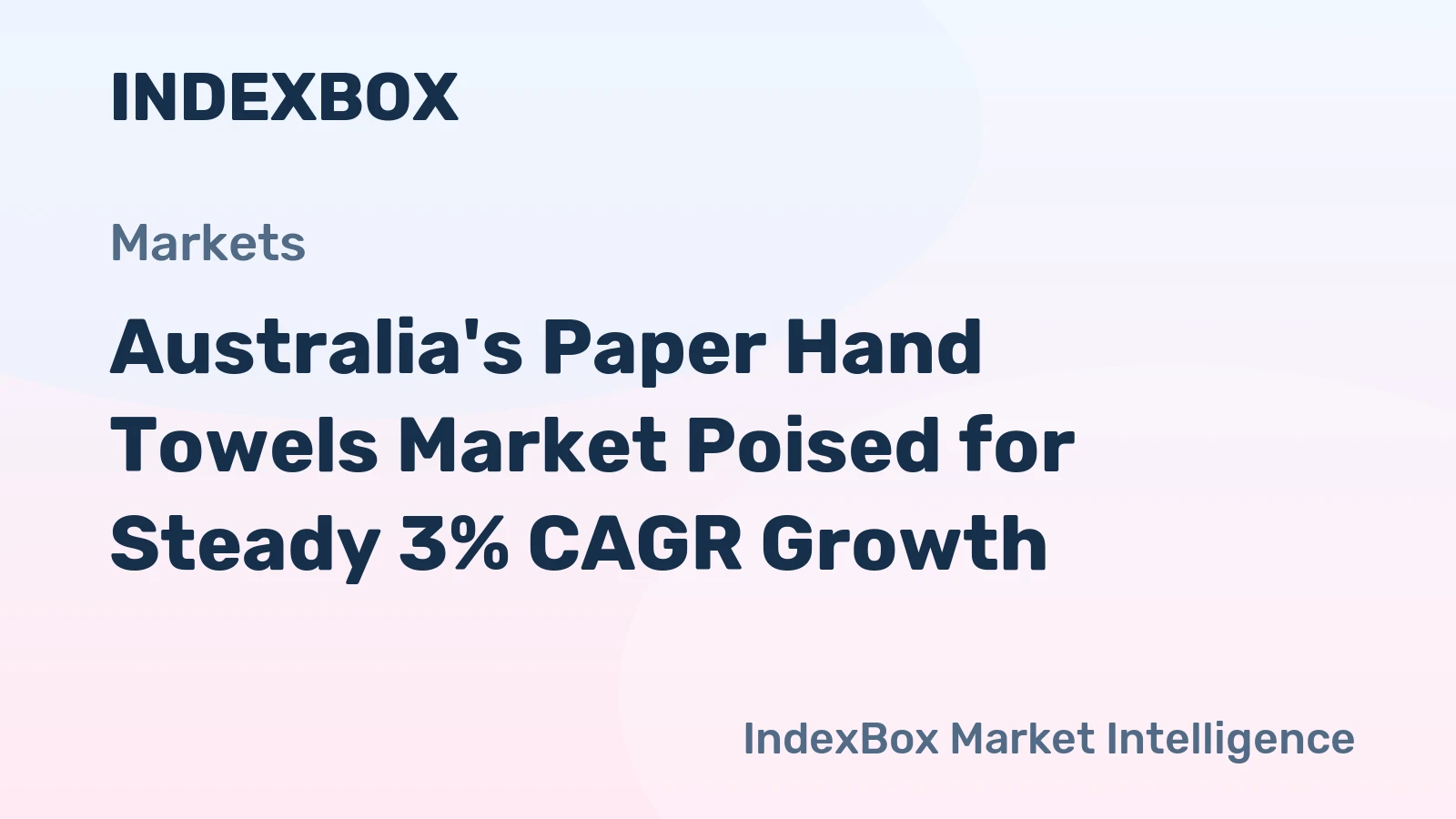 Australia's Paper Hand Towels Market Poised for Steady 3% CAGR Growth