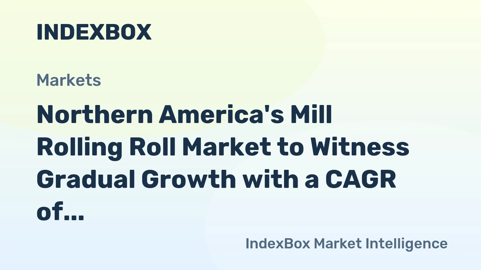 Northern America's Mill Rolling Roll Market to Witness Gradual Growth with a CAGR of +1.1% by 2035