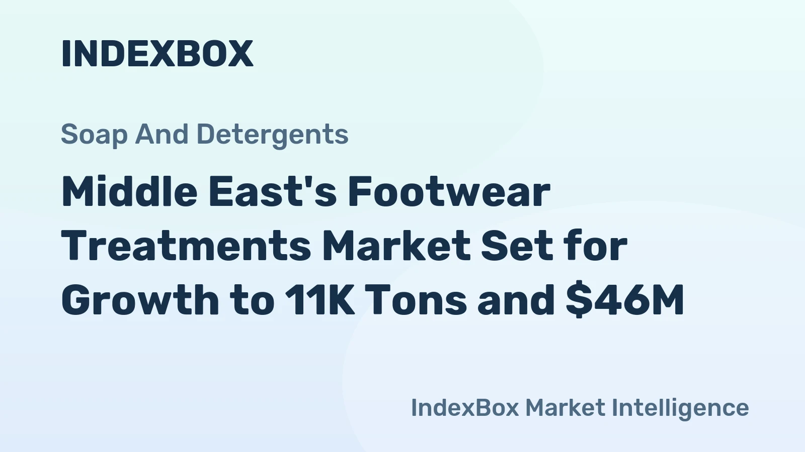 Middle East's Footwear Treatments Market Set for Growth to 11K Tons and $46M