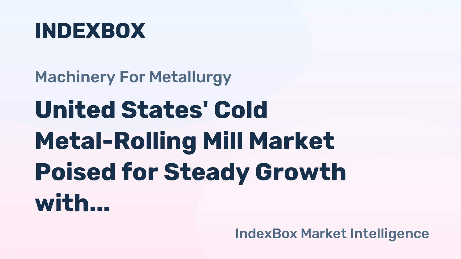 United States' Cold Metal-Rolling Mill Market Poised for Steady Growth with 1.4% Volume CAGR Through 2035