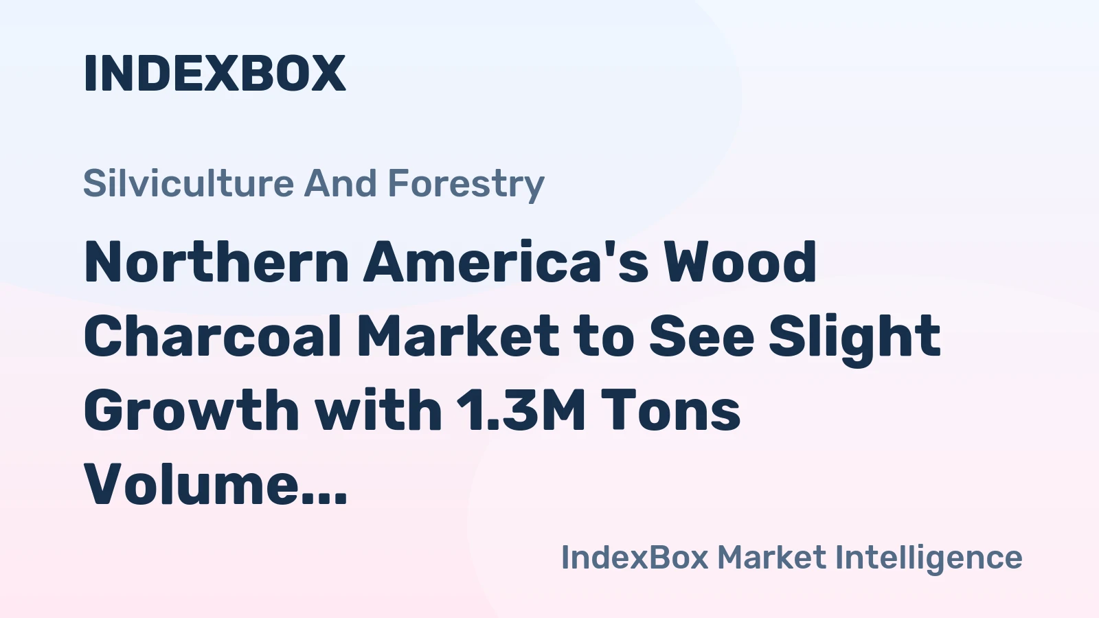 Northern America's Wood Charcoal Market to See Slight Growth with 1.3M Tons Volume and $1.3B Value by 2035