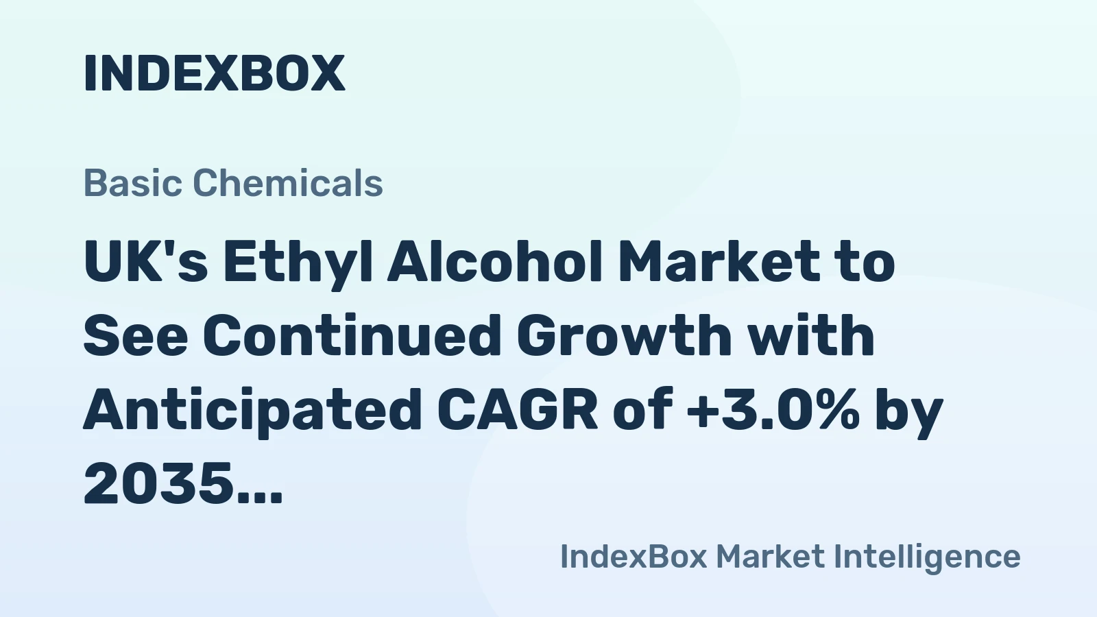UK's Ethyl Alcohol Market to See Continued Growth with Anticipated CAGR of +3.0% by 2035