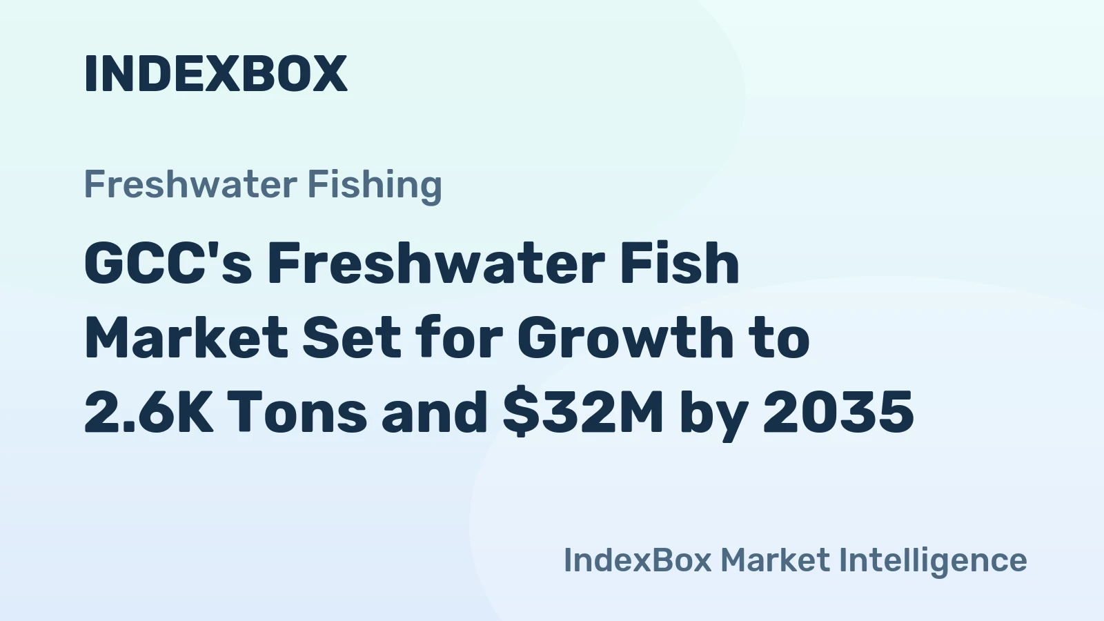 GCC's Freshwater Fish Market Set for Growth to 2.6K Tons and $32M by 2035