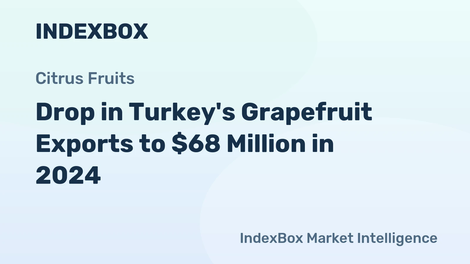 Drop in Turkey's Grapefruit Exports to $68 Million in 2024