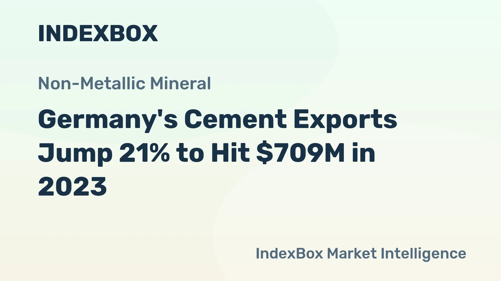Germany's Cement Exports Jump 21% to Hit $709M in 2023