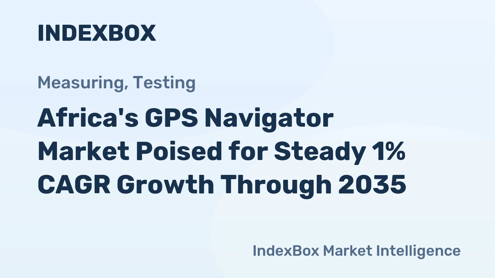Africa's GPS Navigator Market Poised for Steady 1% CAGR Growth Through 2035
