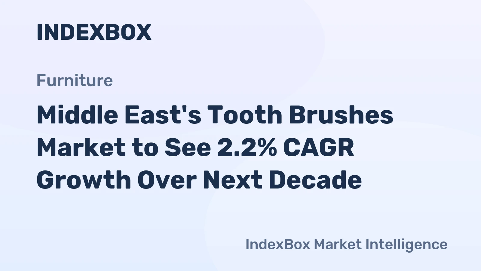 Middle East's Tooth Brushes Market to See 2.2% CAGR Growth Over Next Decade