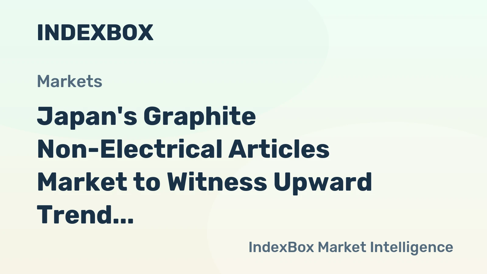 Japan's Graphite Non-Electrical Articles Market to Witness Upward Trend, Reaching 27K tons and $1.9B by 2035