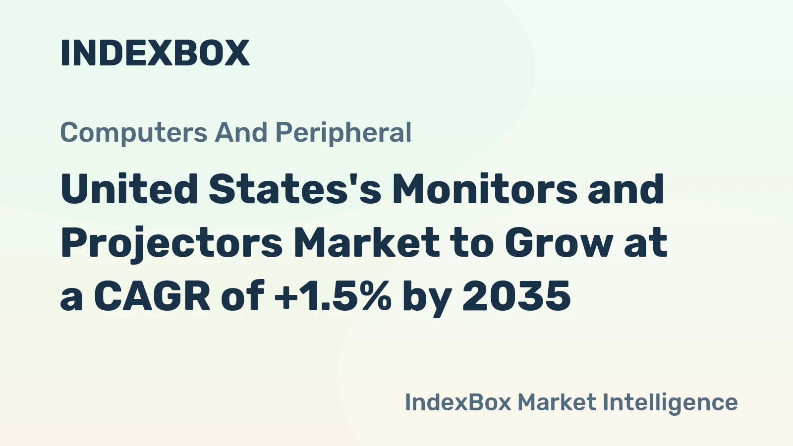 United States's Monitors and Projectors Market to Grow at a CAGR of +1.5% by 2035