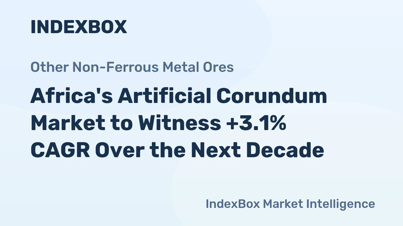 Africa's Artificial Corundum Market to Witness +3.1% CAGR Over the Next Decade