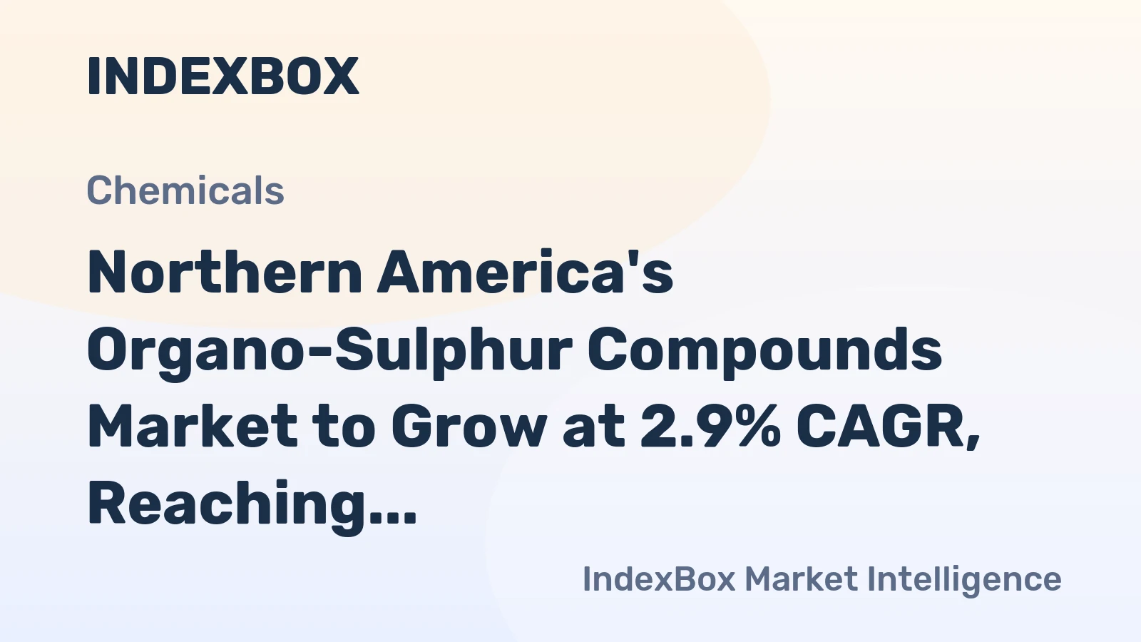 Northern America's Organo-Sulphur Compounds Market to Grow at 2.9% CAGR, Reaching $3.6B by 2035