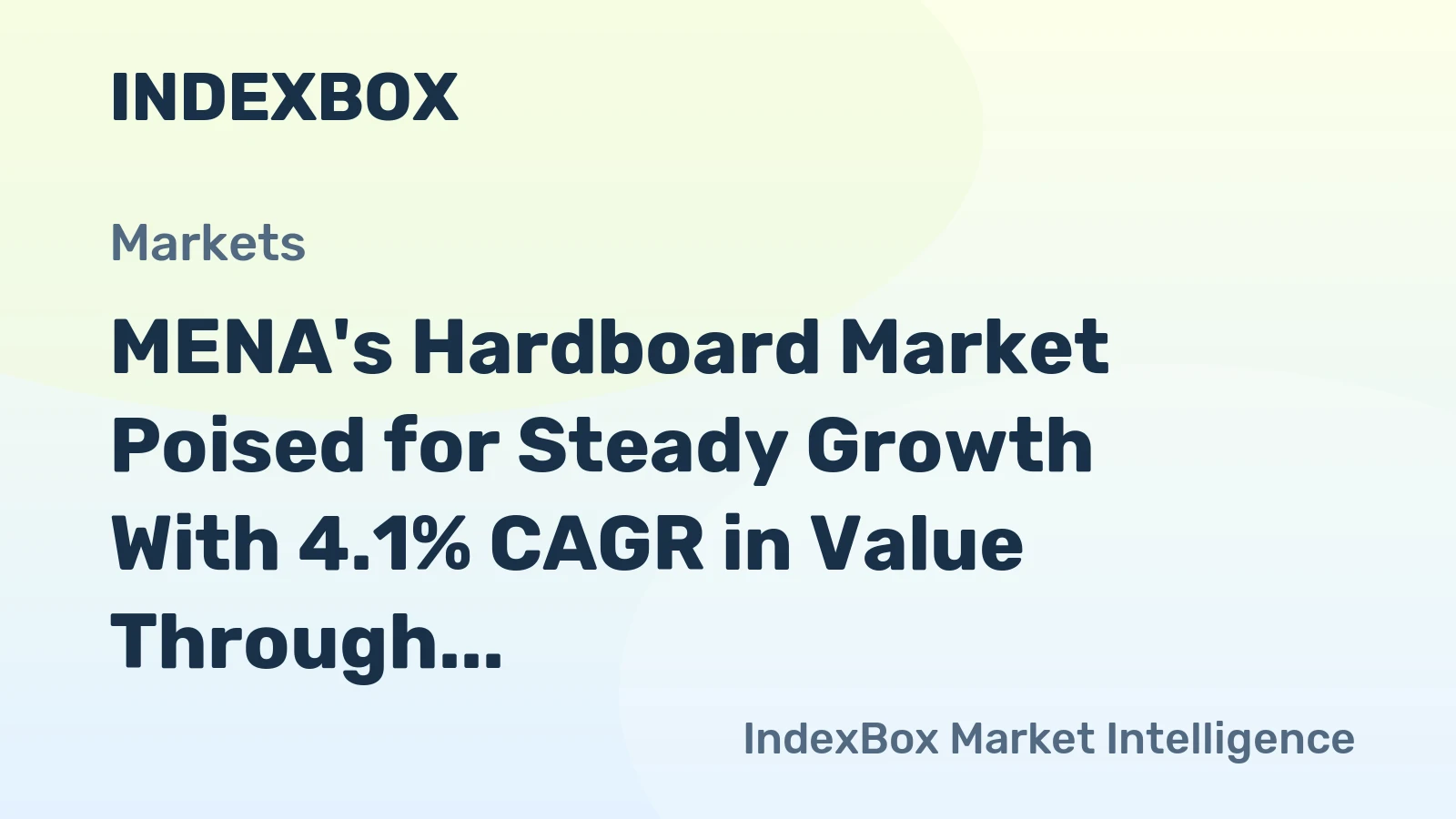MENA's Hardboard Market Poised for Steady Growth With 4.1% CAGR in Value Through 2035
