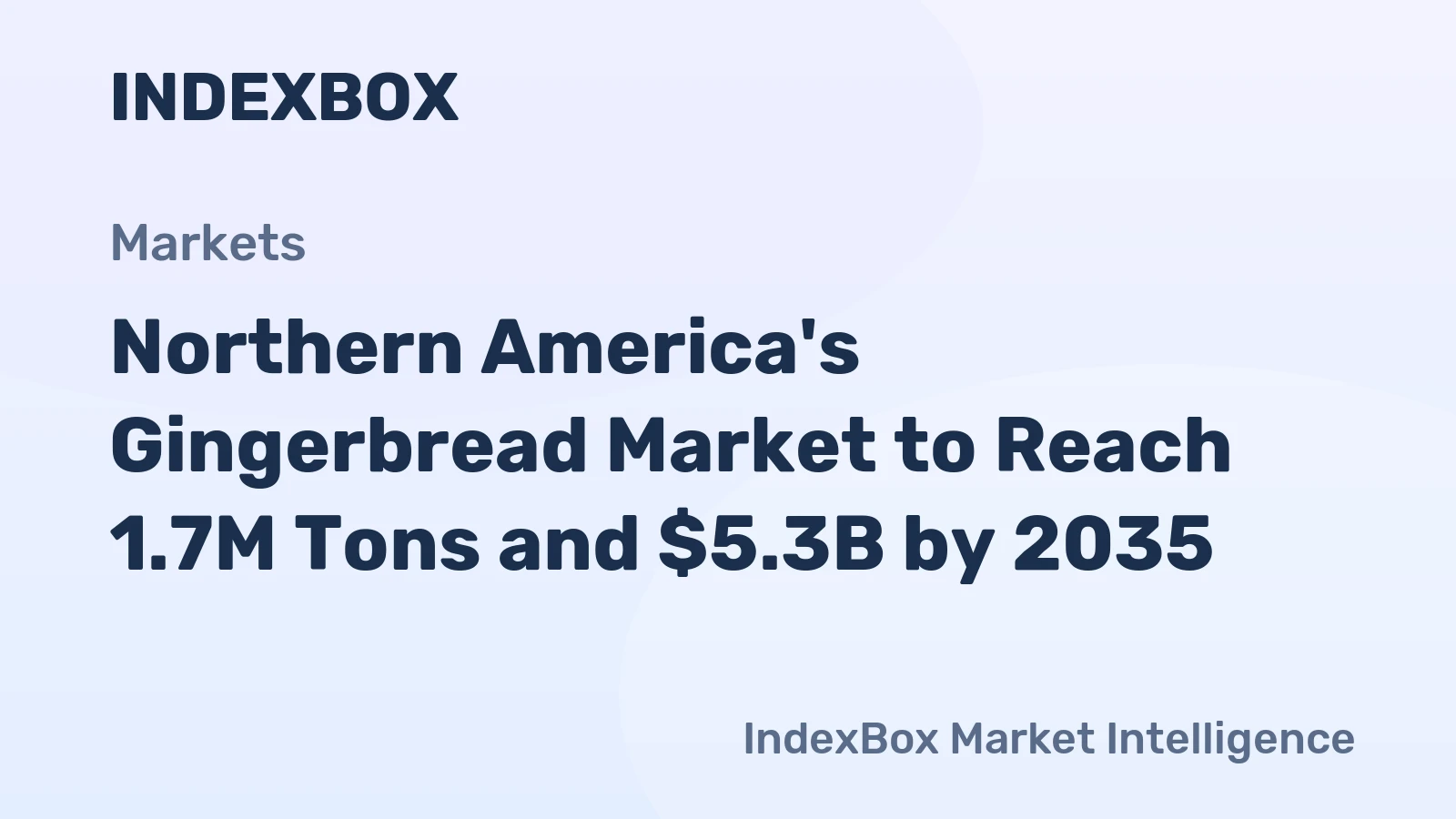 Northern America's Gingerbread Market to Reach 1.7M Tons and $5.3B by 2035