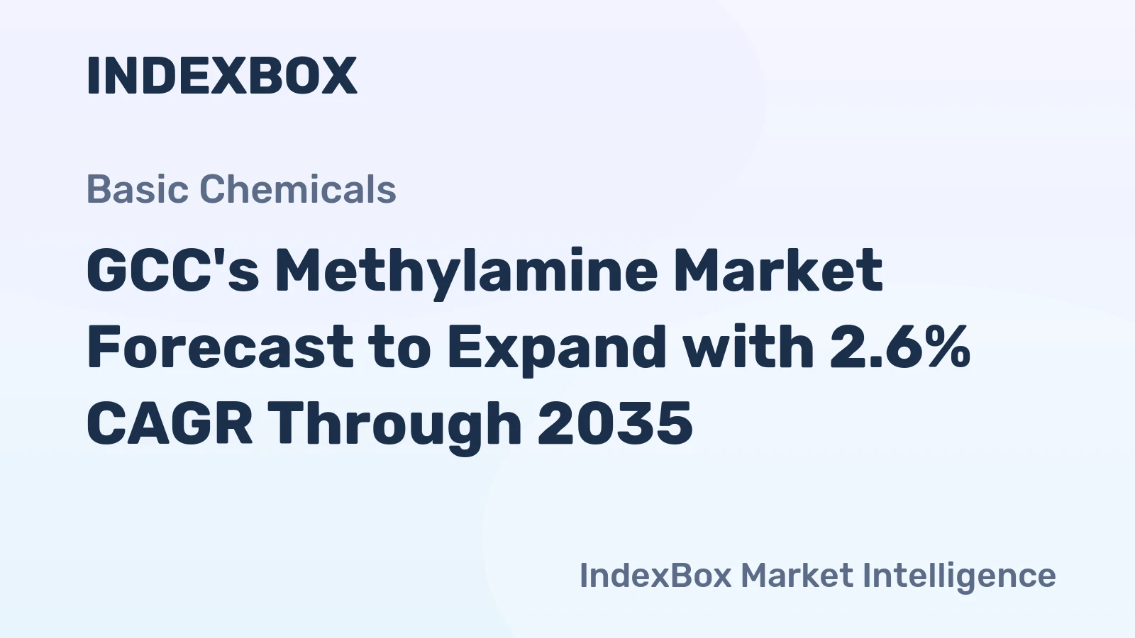 GCC's Methylamine Market Forecast to Expand with 2.6% CAGR Through 2035