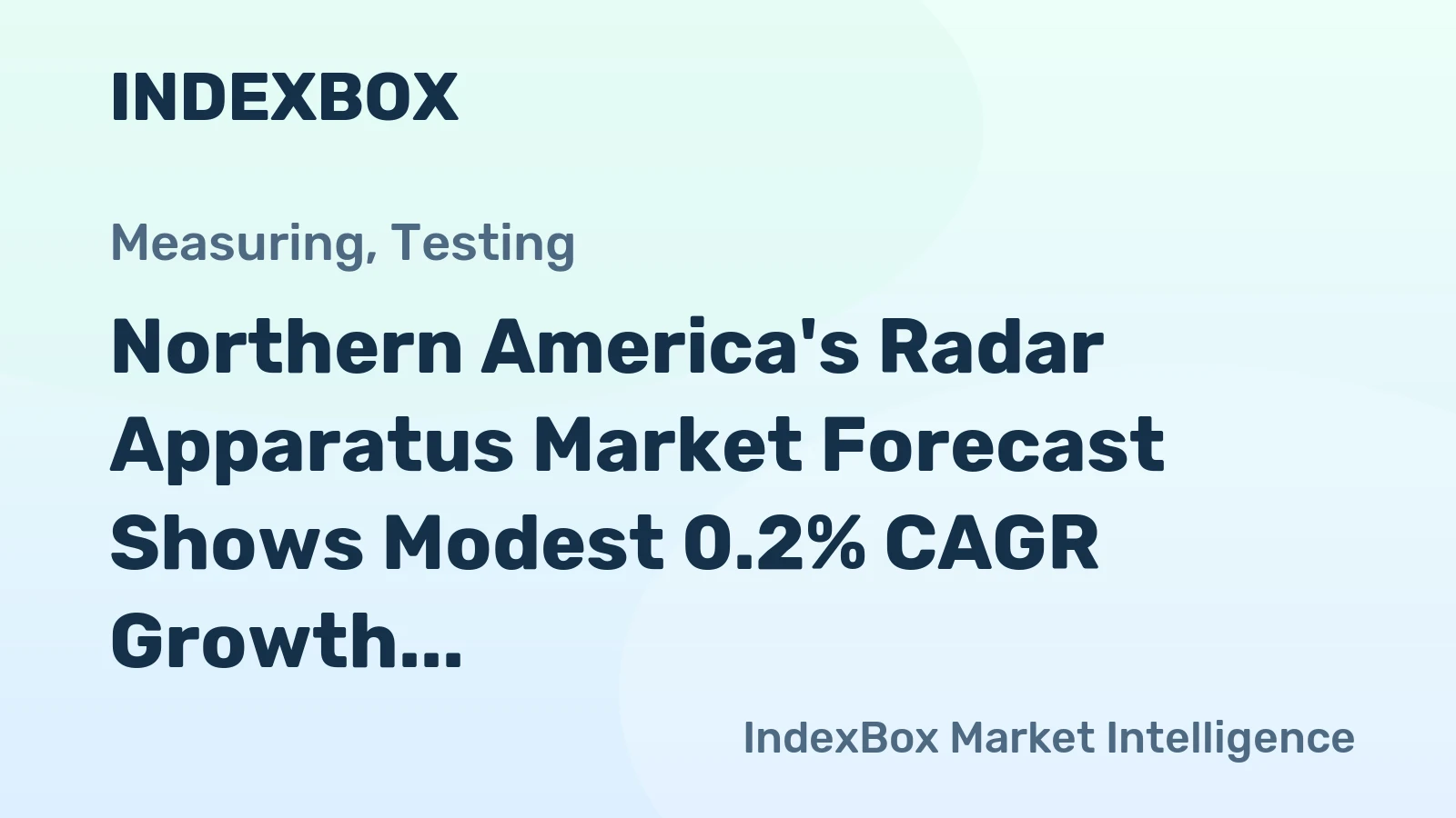 Northern America's Radar Apparatus Market Forecast Shows Modest 0.2% CAGR Growth Through 2035